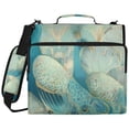 DIXRUYEE Zipper Binder File Keeper Documents Organized-Art Deco Peacock ...
