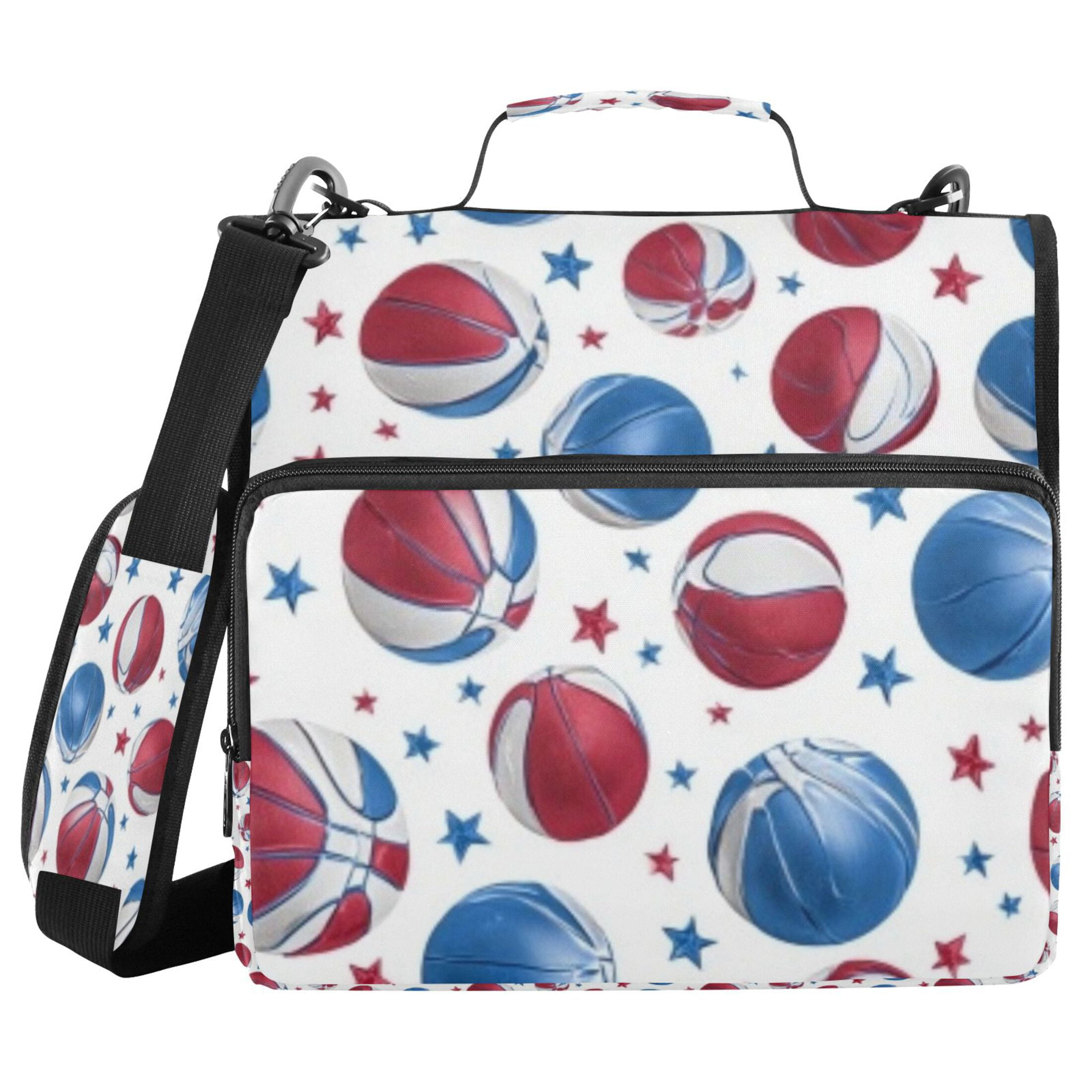 DIXRUYEE Zipper Binder trapper keeper Documents Organized Carnival Ball ...