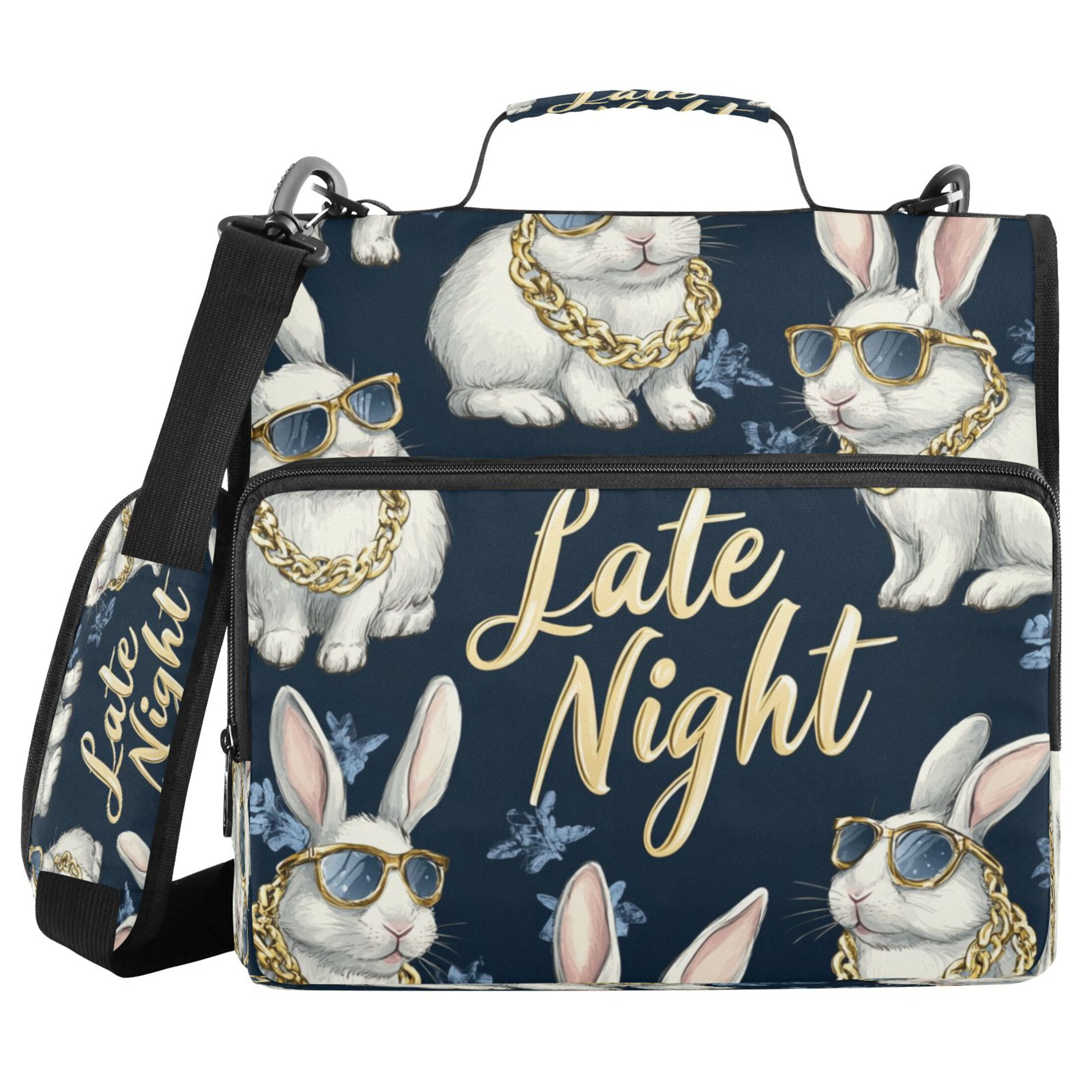 DIXRUYEE Zipper BinderTrapper of keeper Documents Organized Design Late ...