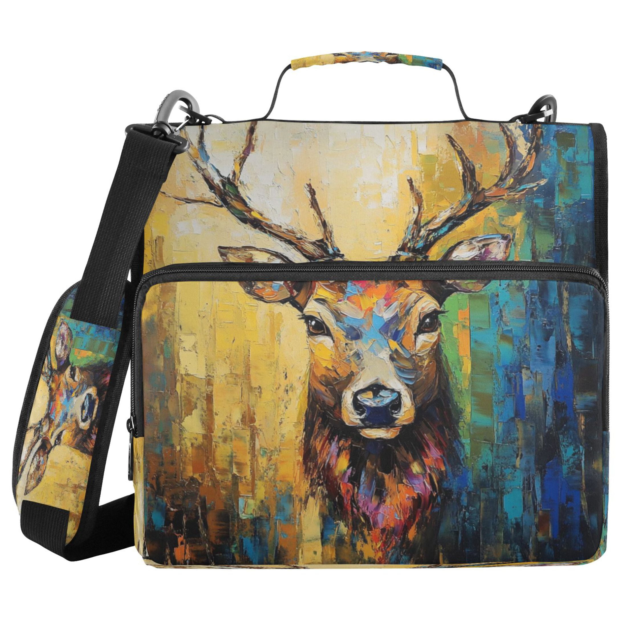 DIXRUYEE Zipper BinderTrapper of keeper Documents Organized Design ...