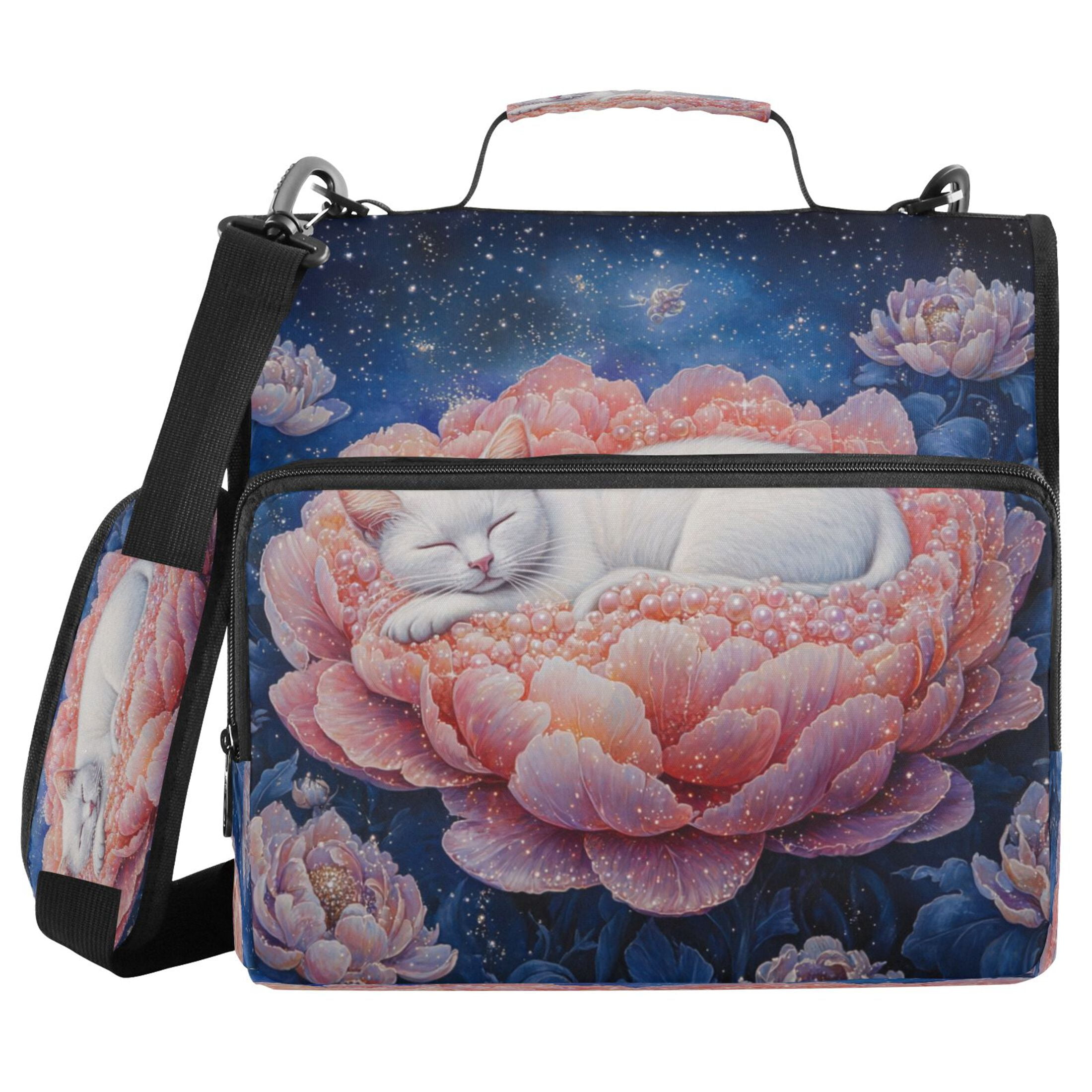 DIXRUYEE Zipper BinderTrapper of keeper Documents Organized Design ...