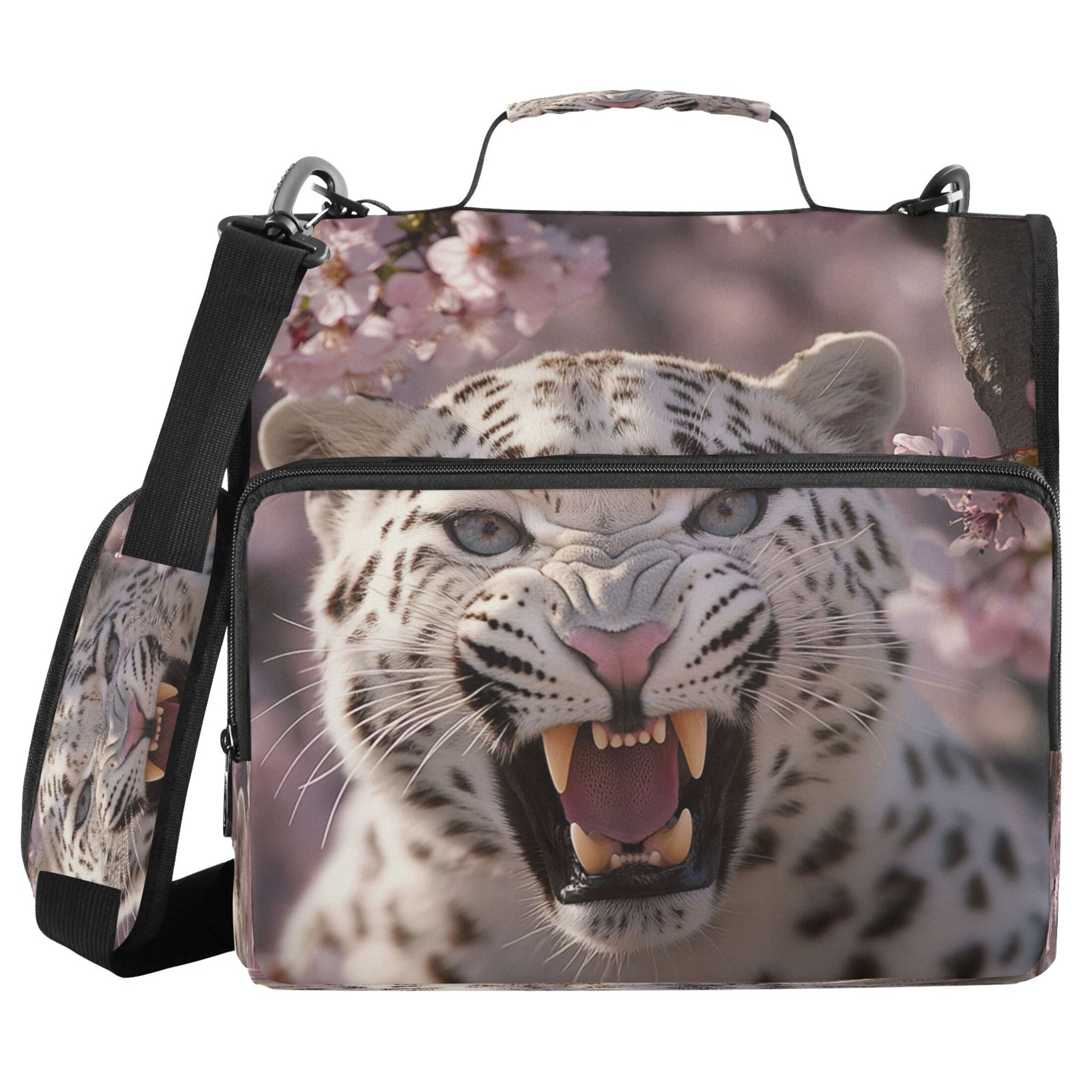 DIXRUYEE Zipper BinderTrapper of keeper Documents Organized Design Snow ...