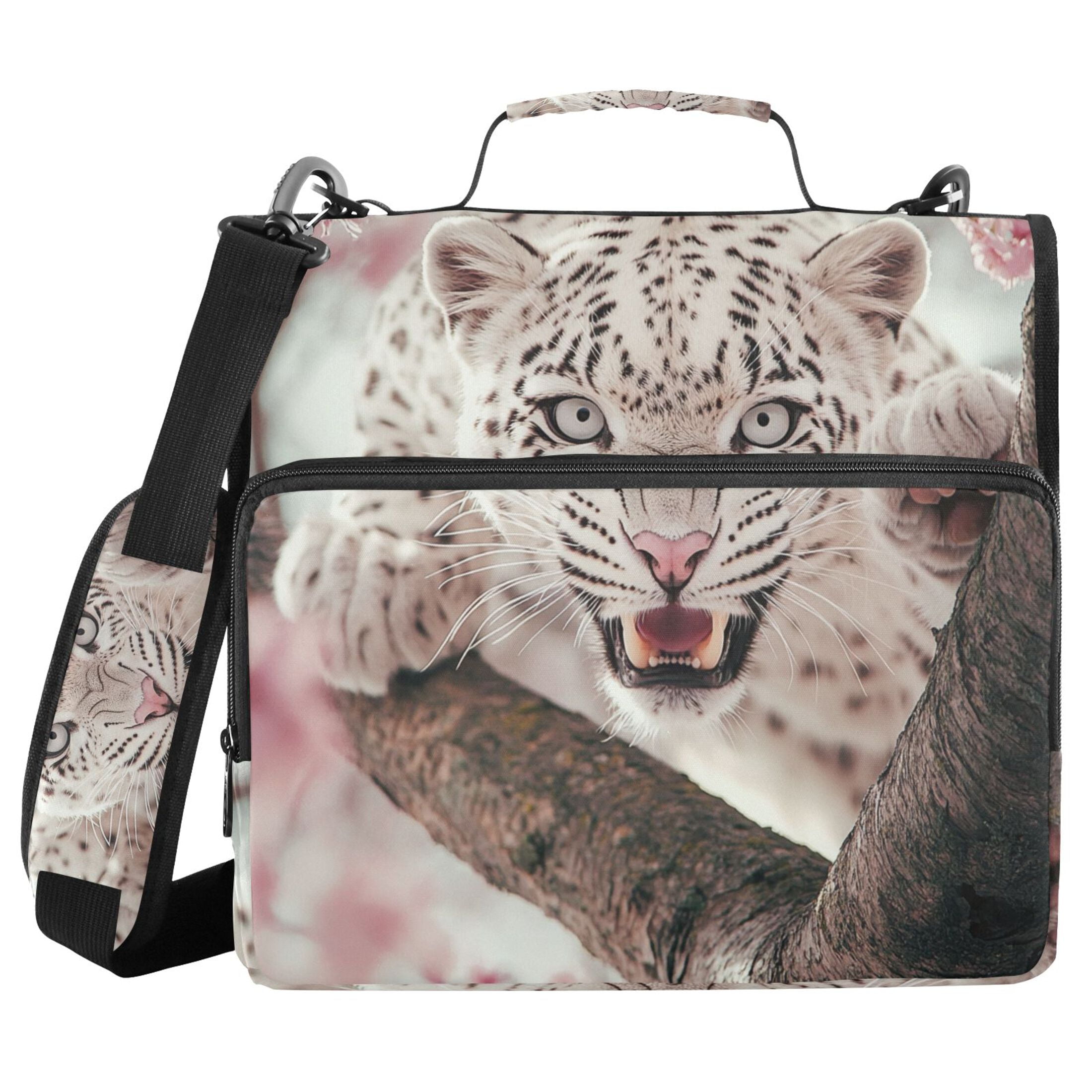 DIXRUYEE Zipper BinderTrapper of keeper Documents Organized Design Snow ...