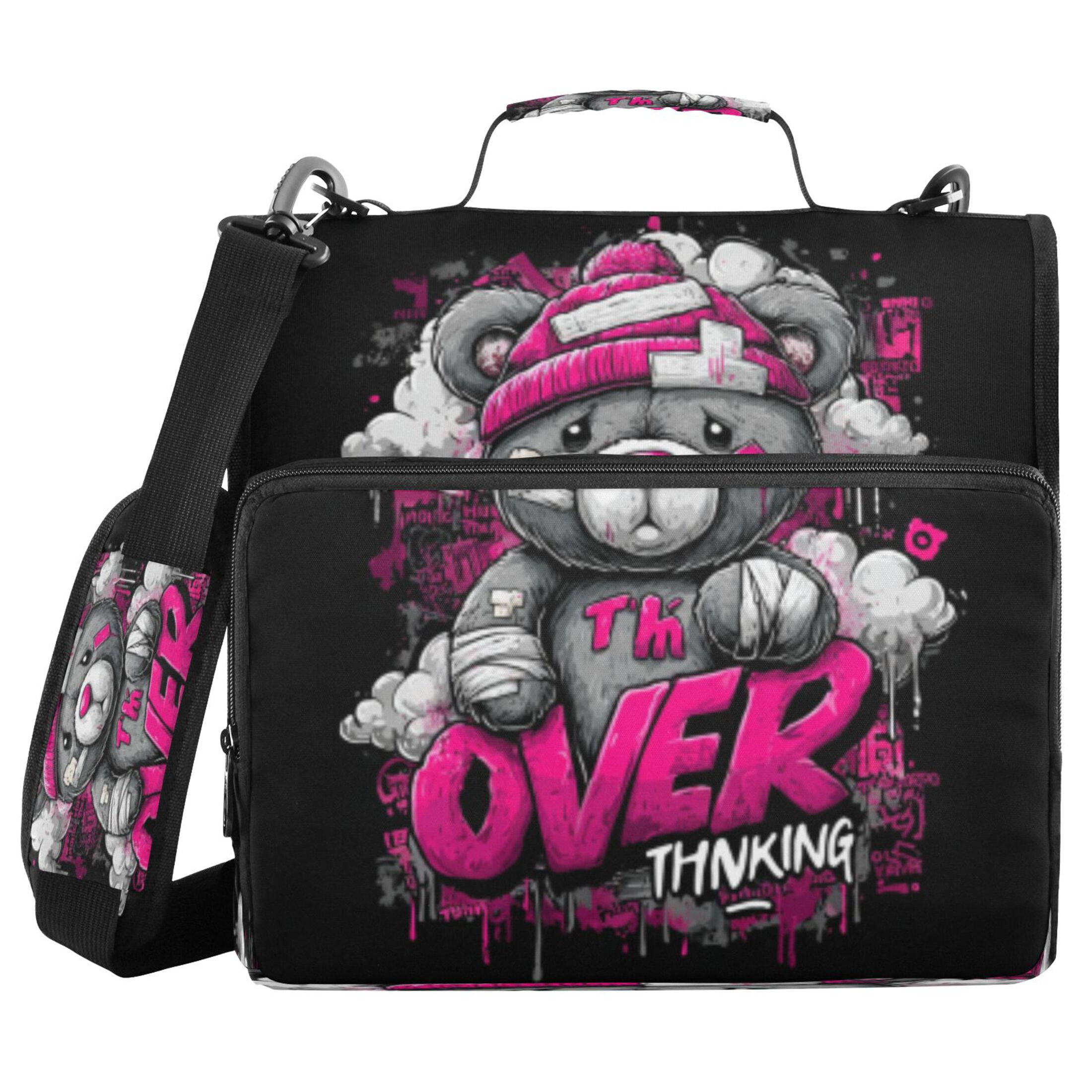 DIXRUYEE Zipper Binder trapper keeper Documents Organized Design ...