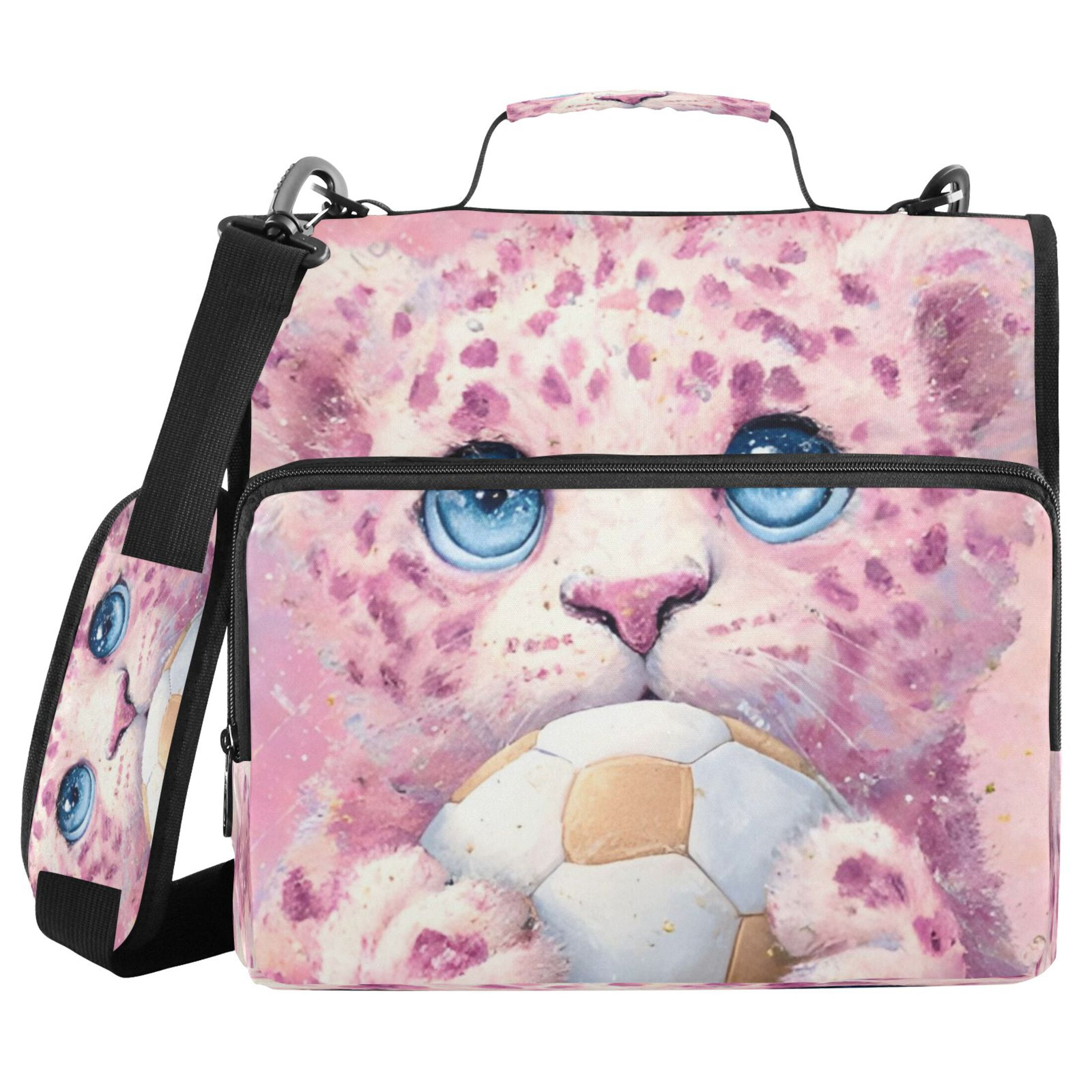 DIXRUYEE Zipper Binder trapper keeper Documents Organized Fluffy Cub ...