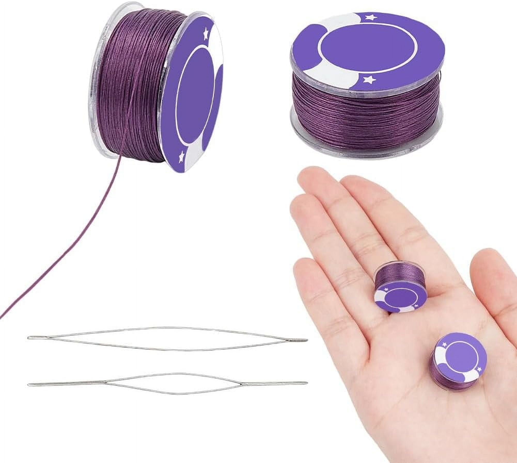 DIY 0.1mm Seed Bead Thread 100 Yards Bracelet Cord Beading Thread ...