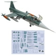DIY 1/33 Scale US F-104G Starfighter Paper Model Kit Military Puzzle Plane Collectible Aviation ...