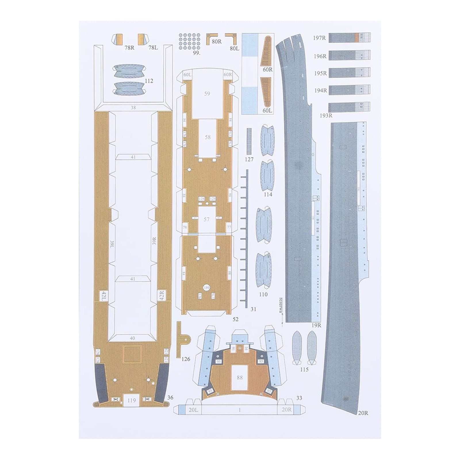 DIY 1/400 Scale Husky Transport Ship Paper Model Military Puzzle Kit ...