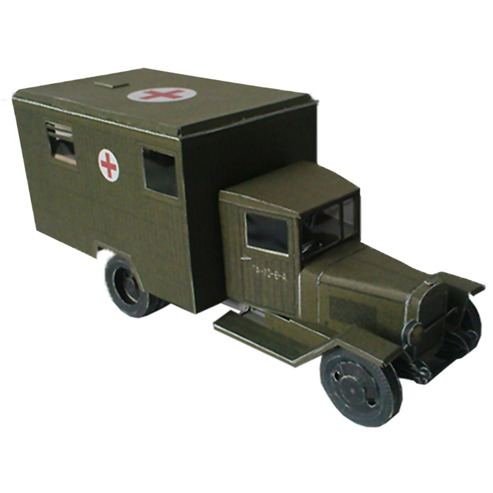 DIY 1:43 Scale WWII Soviet Zis-44 Battlefield Ambulance Army Truck ...