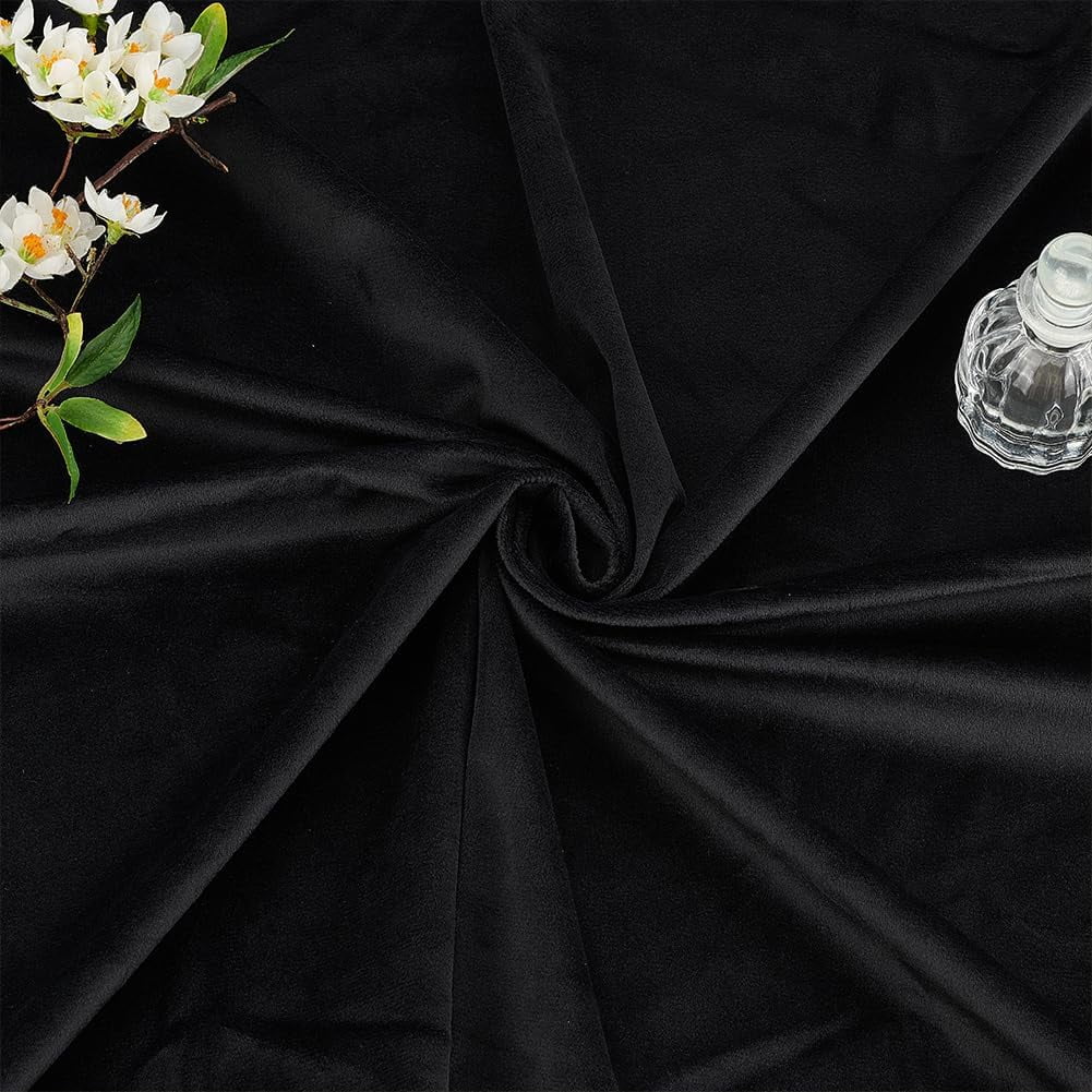 DIY 1.7 Yard 39.4 Inch Wide Stretch Velvet Fabric Soft Stretchy Fabric ...