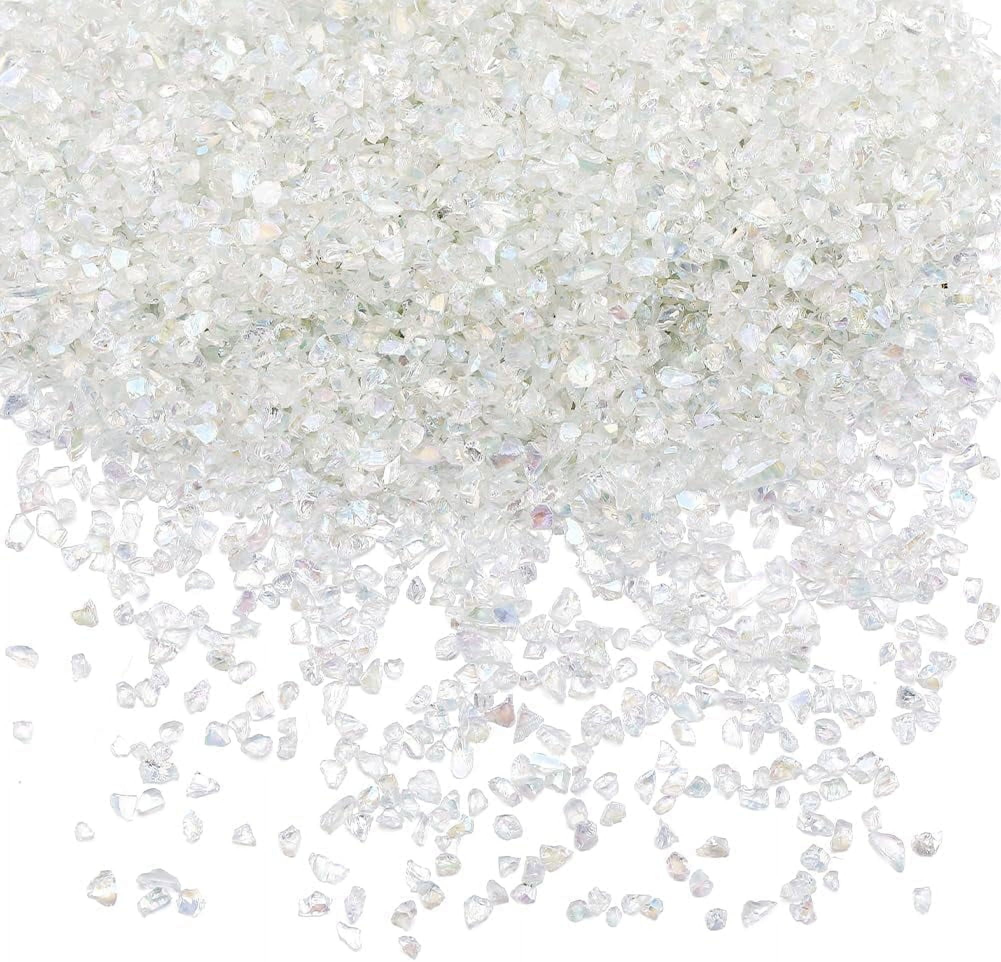 DIY 1 Box 200g Crushed Glass Broken Glass Pieces Irregular Crystal ...