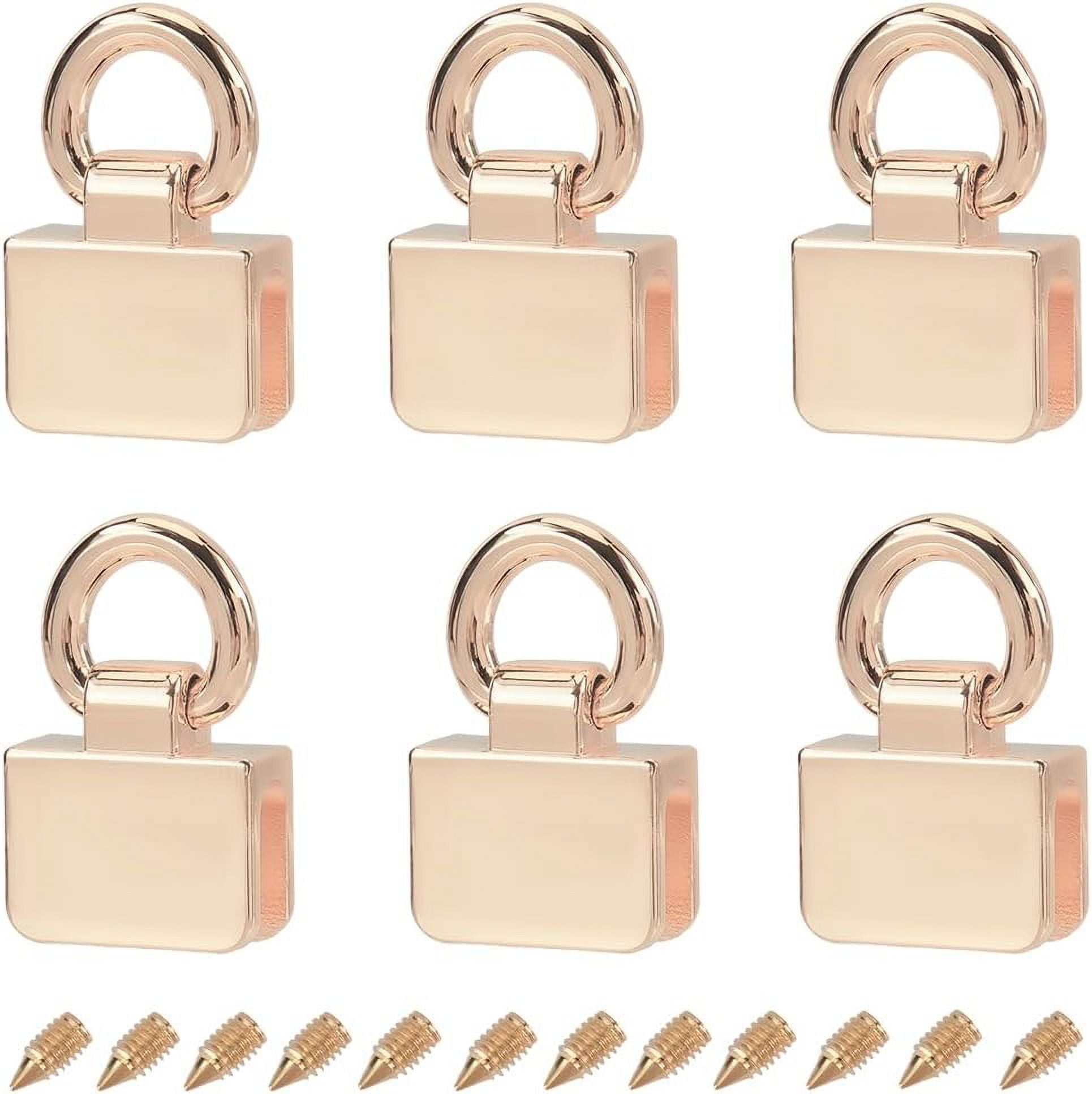 DIY 1 Box 6Pcs Metal Bag Clasp Buckles Bag Connector with D Ring ...