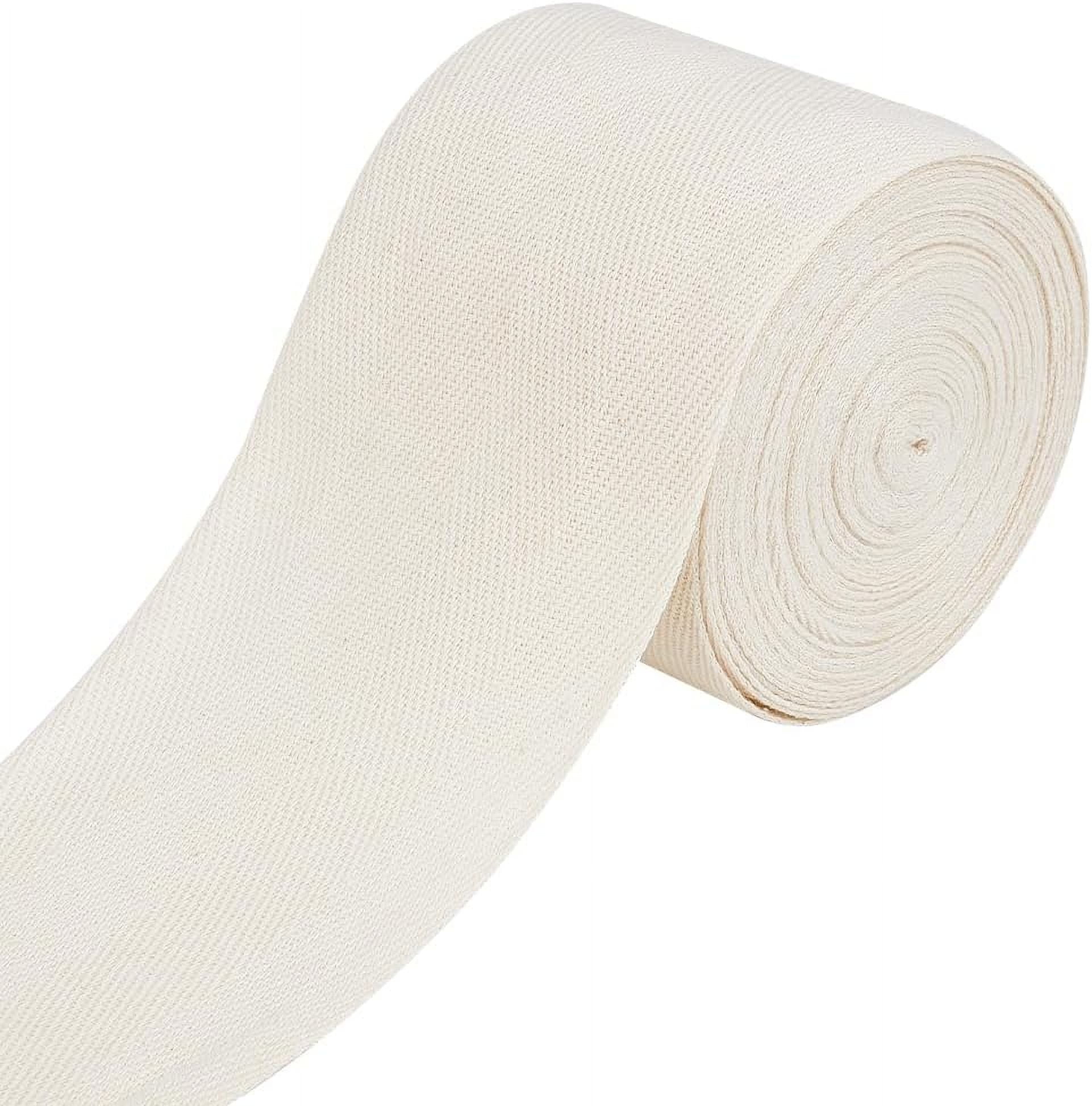 DIY 10.9 Yards Herringbone Cotton Twill Tape Trim Antique White 3-1/8 ...