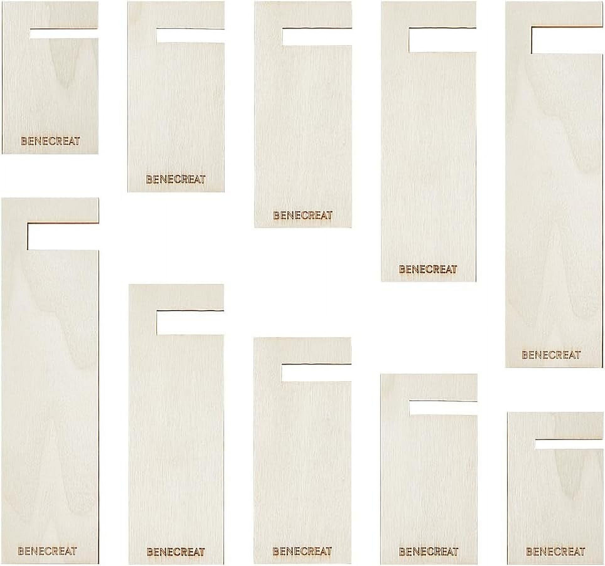 DIY 10 PCS Wooden Tassel Maker Rectangular Knitting Tool Lattice Tassel ...