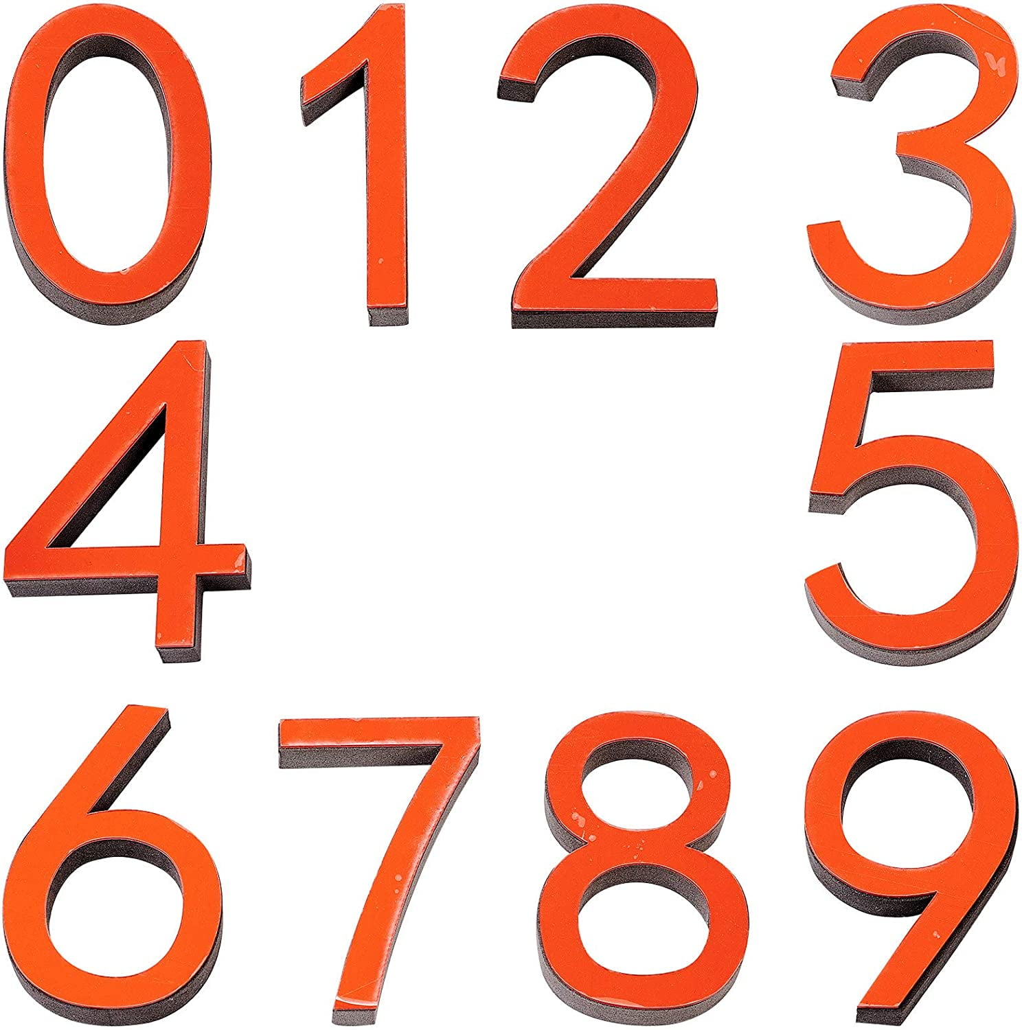 DIY 10 Pieces Mailbox Numbers 3 Inch Self-Adhesive Door House Numbers ...