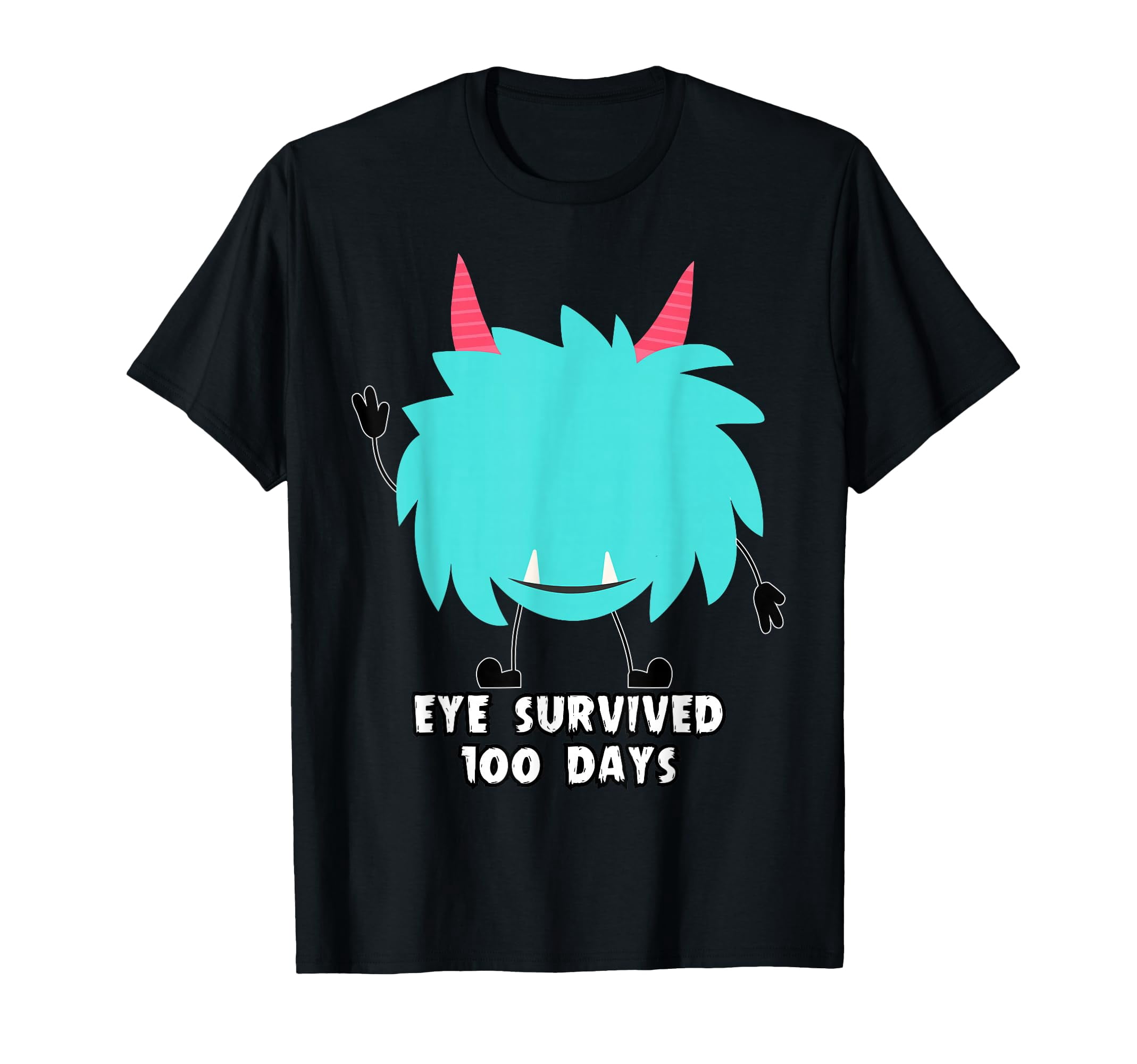 DIY 100 Days of School Googly Eye Blank T-Shirt with Cute Cartoon ...