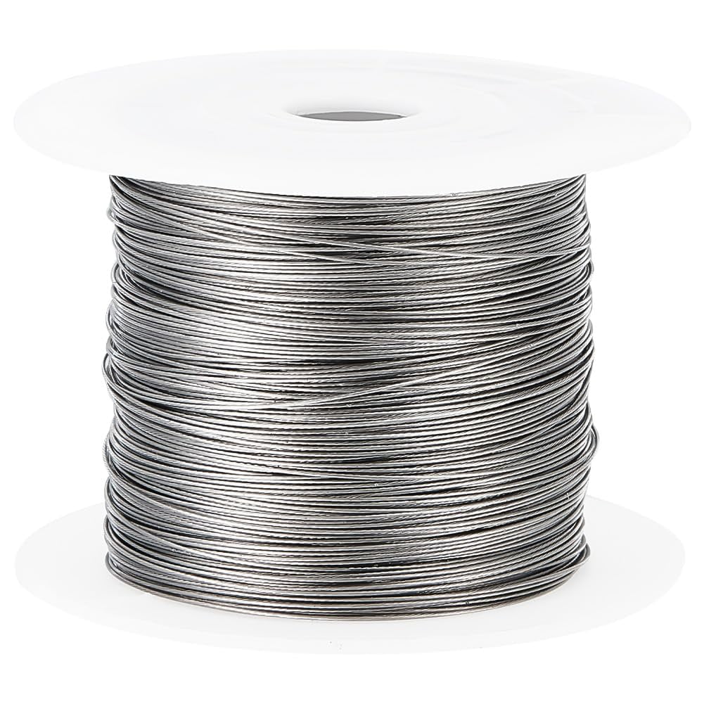 DIY 100M Necklace Wire 304 Stainless Steel Beading Wire for Jewellery ...