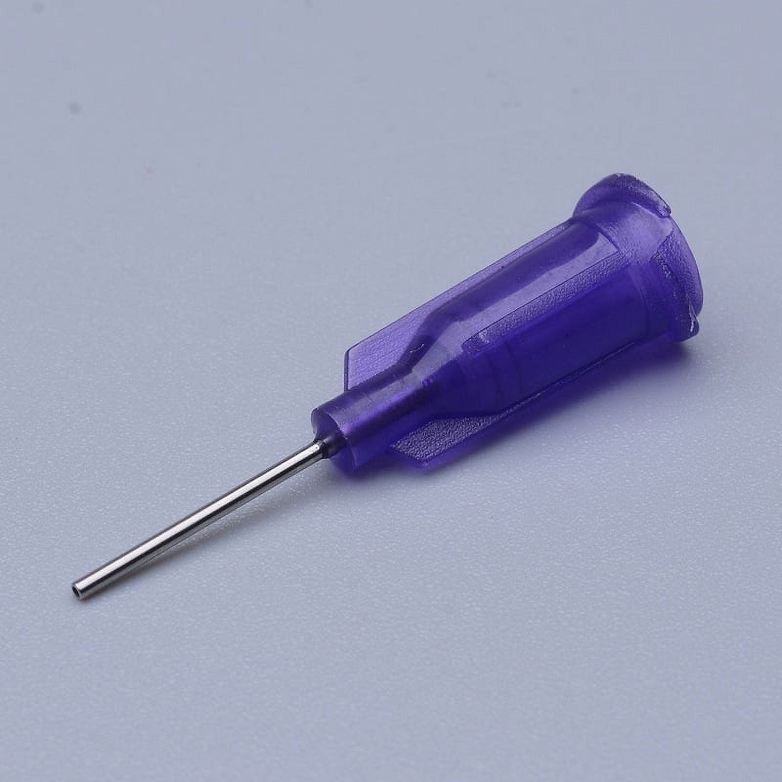 DIY 100pc Plastic Fluid Precision Blunt Needle Dispense Tips Dark Slate ...
