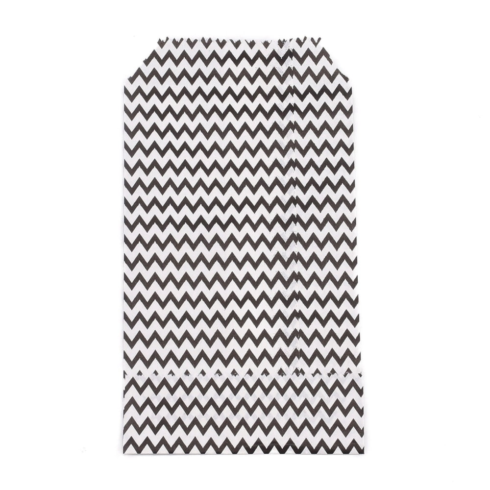 DIY 100pc White Kraft Paper Bags No Handles Storage Bags Wave Pattern ...