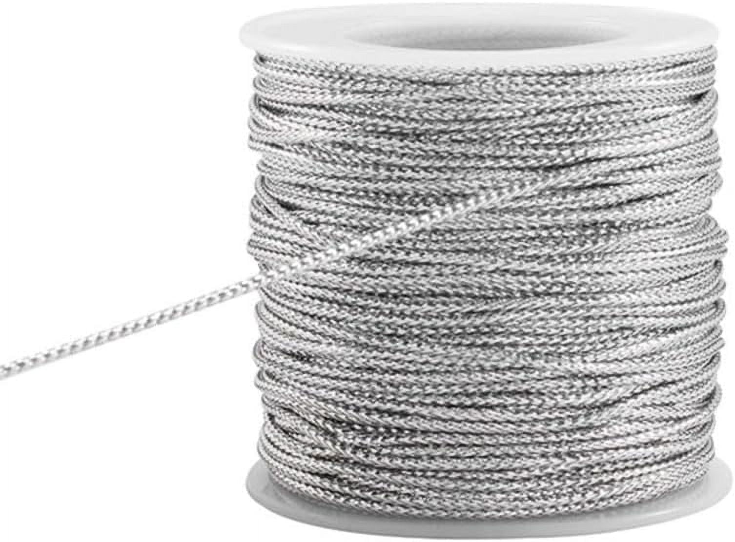 DIY 109 Yards 1.5mm Metallic Cord Metallic Beading Cords Metallic ...