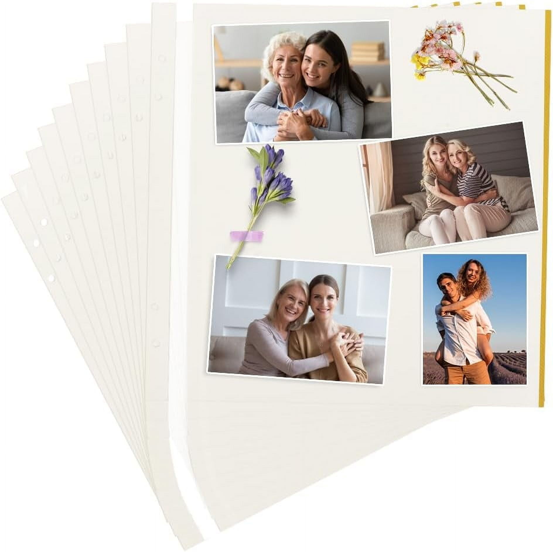 DIY 10pcs Adhesive Refill Page Sheets 12.8 X 12.5 Inch Photo Album ...