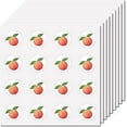 DIY 128 Pcs Cartoon Peach Sticker Fruit Stickers Vinyl Waterproof Self ...