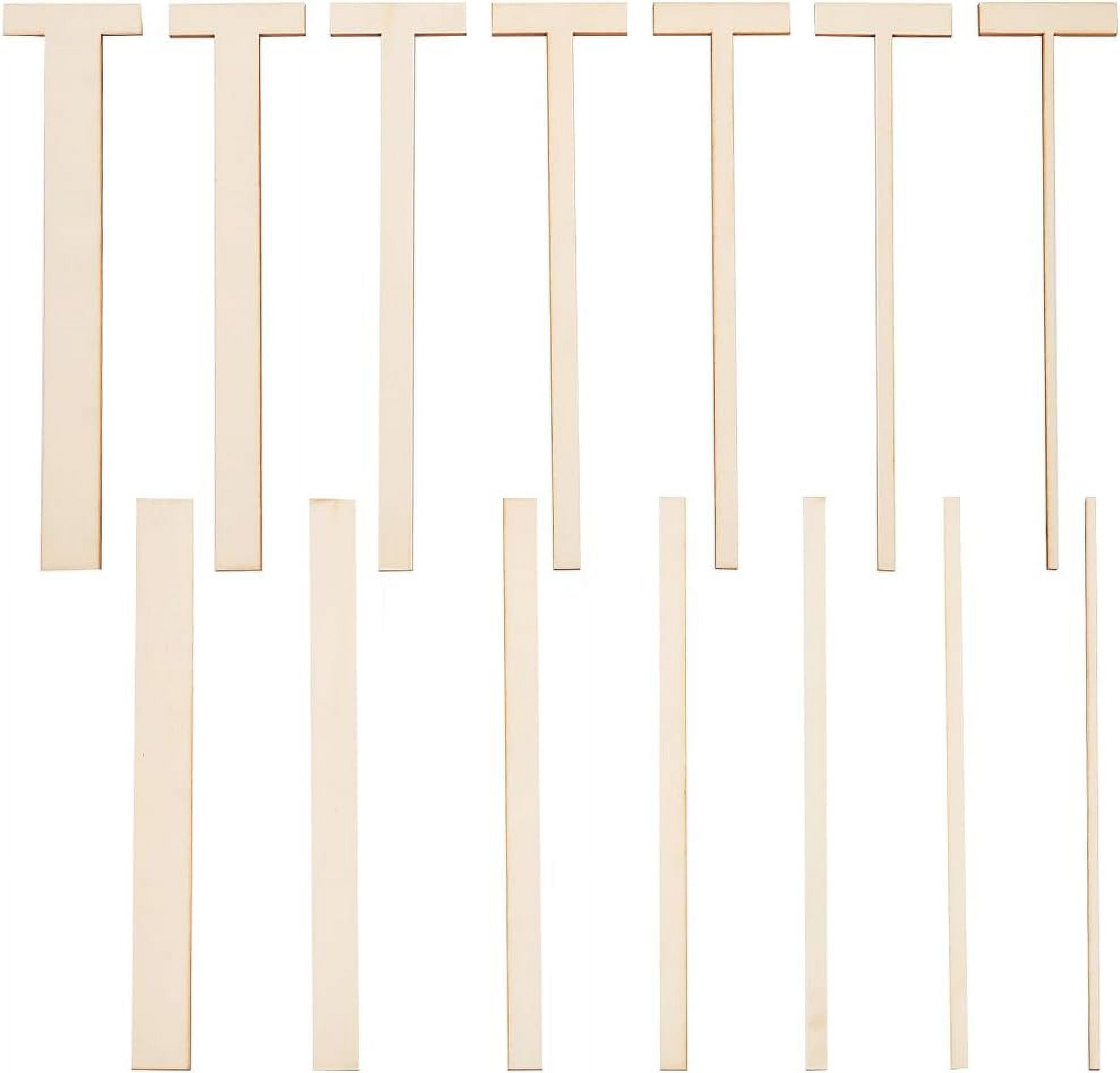 DIY 14 PCS Wooden Bookbinding Tools Wooden Hand Tools Long and T-Shaped ...