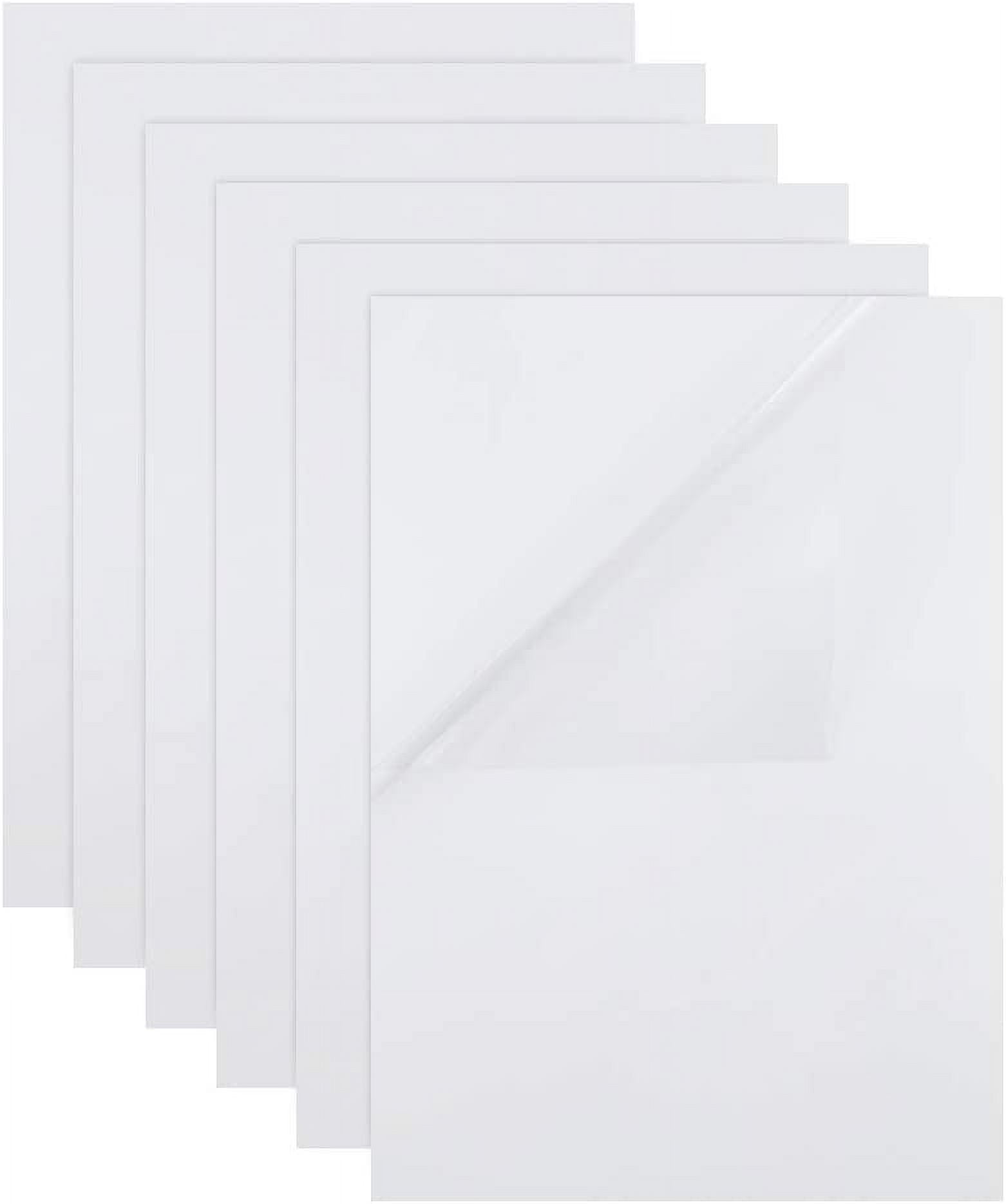 DIY 14 Sheets 8.3"x11.8" A4 Size Transparent Inject Printer Labels ...
