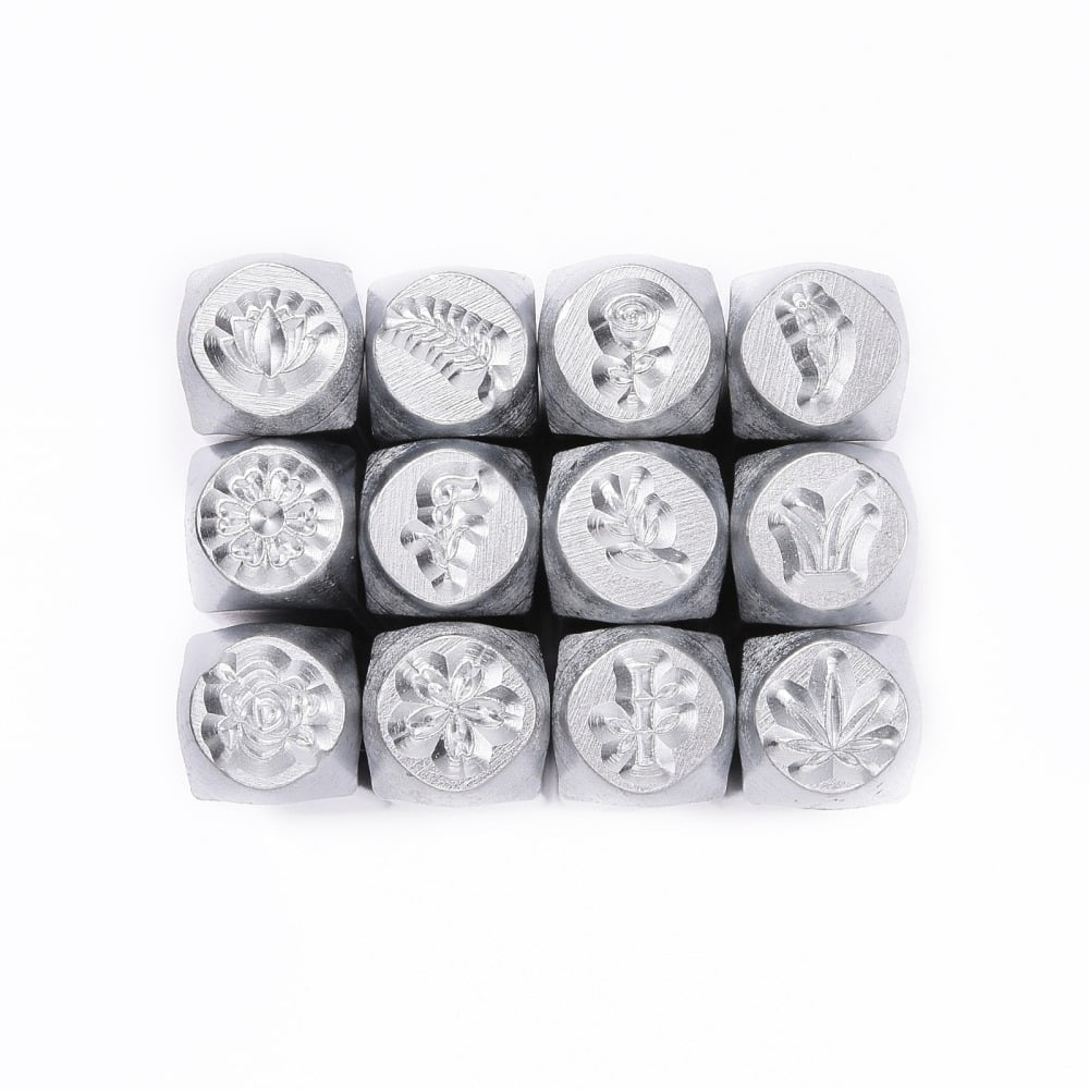 DIY 1Box Iron Metal Stamps for Imprinting Metal Plastic Wood Leather ...