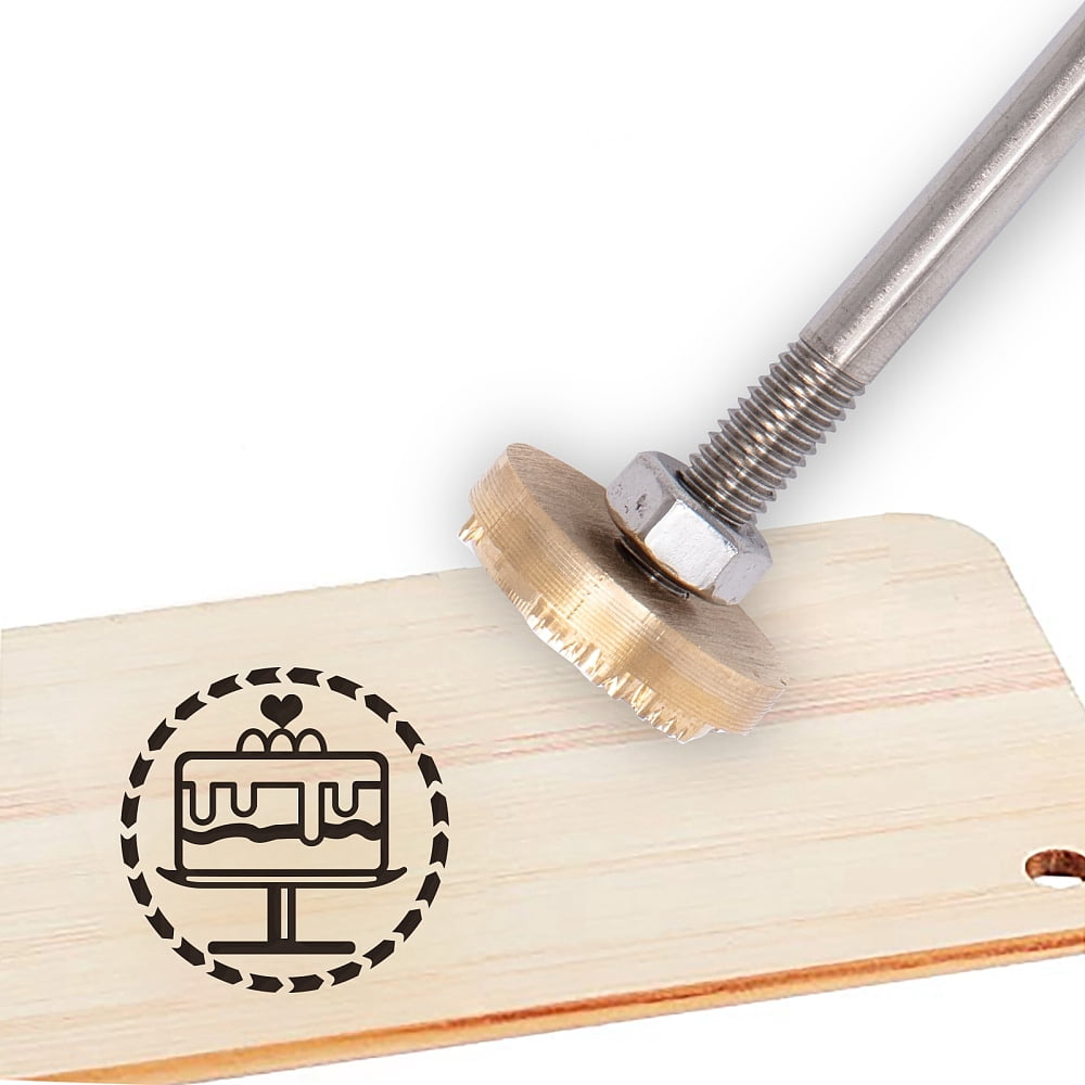 DIY 1Set Stamping Embossing Soldering Brass with Stamp for Cake/Wood ...