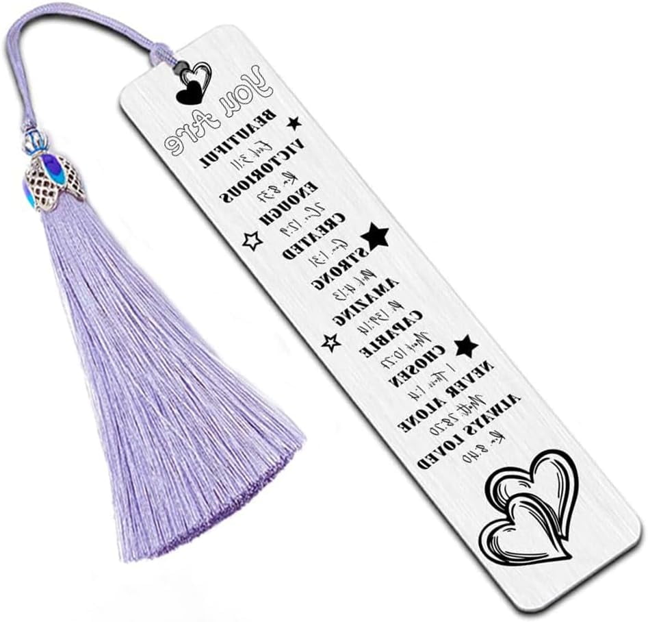 DIY 1pc Christian Inspirational Bookmarks Stainless Steel Bookmarks ...