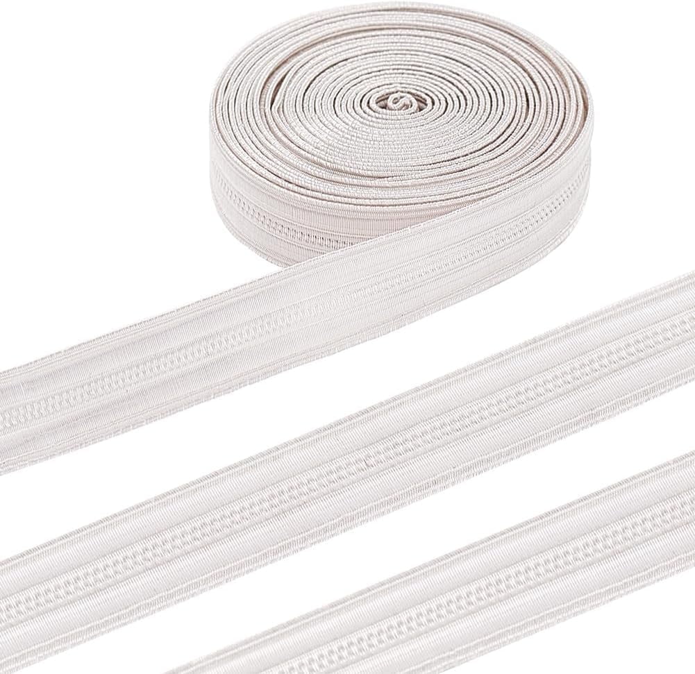 DIY 2.19 Yards Military Bullion Braid Ribbon 3/8 Inch Wide Silver ...