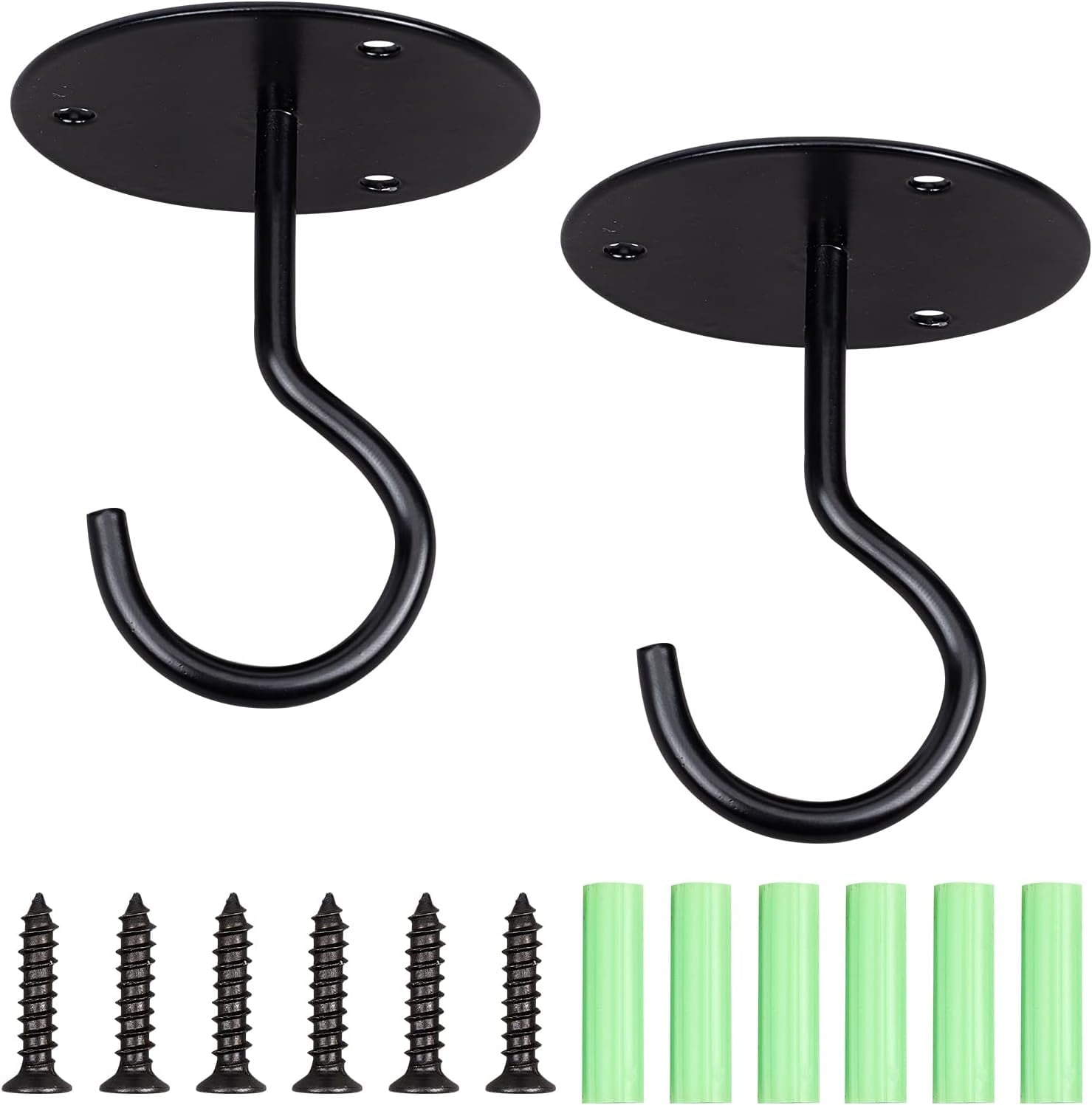 DIY 2 Sets Ceiling Mosquito Net Hooks Bunk Bed Hanger Hook Canopy Bed ...