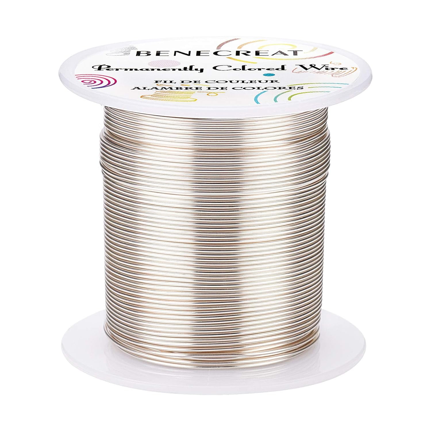 DIY 20 Gauge 32 Yards Tarnish Resistant Silver Wire Jewelry Beading ...