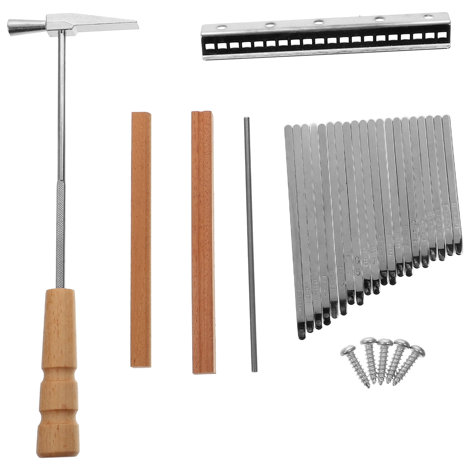 DIY 20-Key Kalimba Thumb Piano Kit for Kids & Adults - Walmart.com