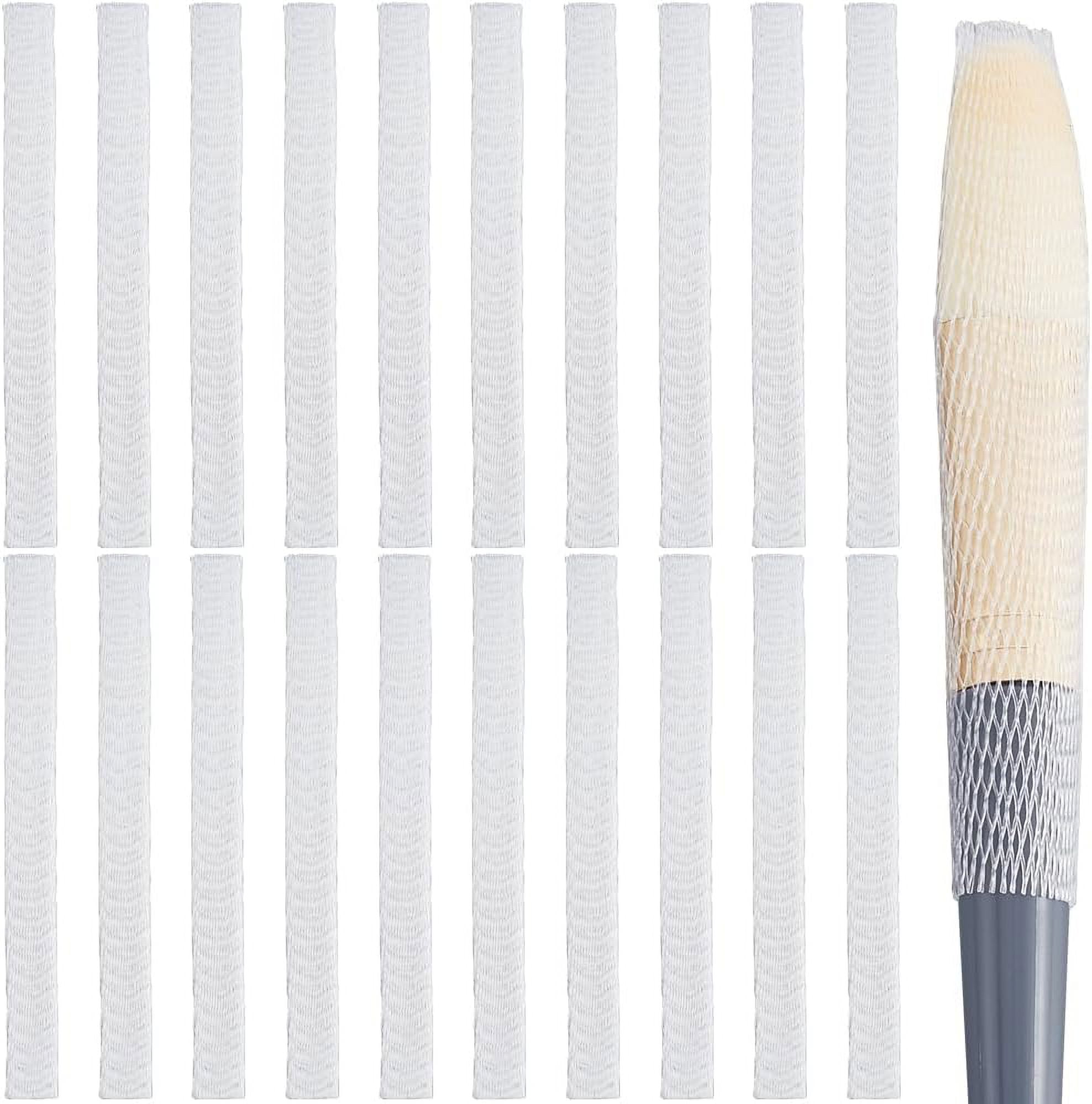 DIY 200Pcs Makeup Brush Pen Guard Protector Reusable Net Thread Spool ...