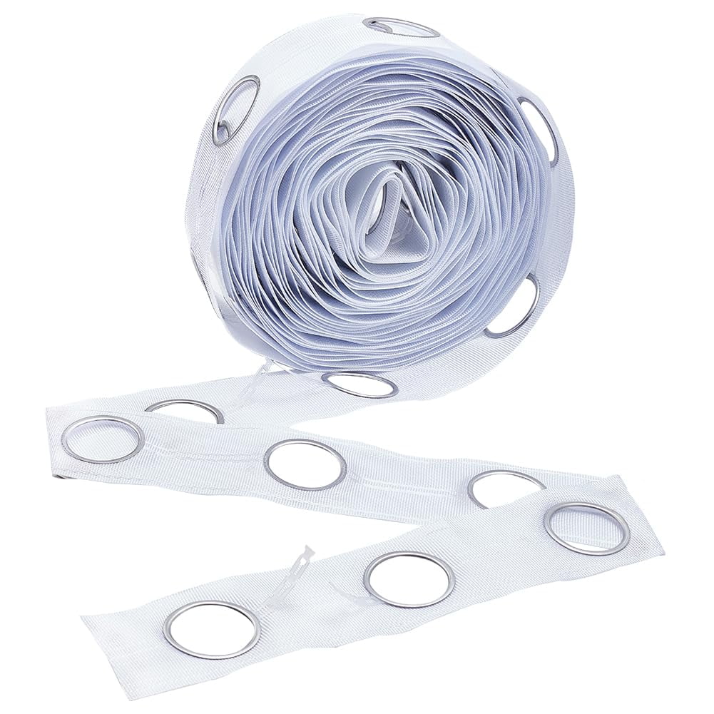 DIY 21.9 Yards Drapery Curtain Heading Grommet Tape 2.95 Inch Wide ...