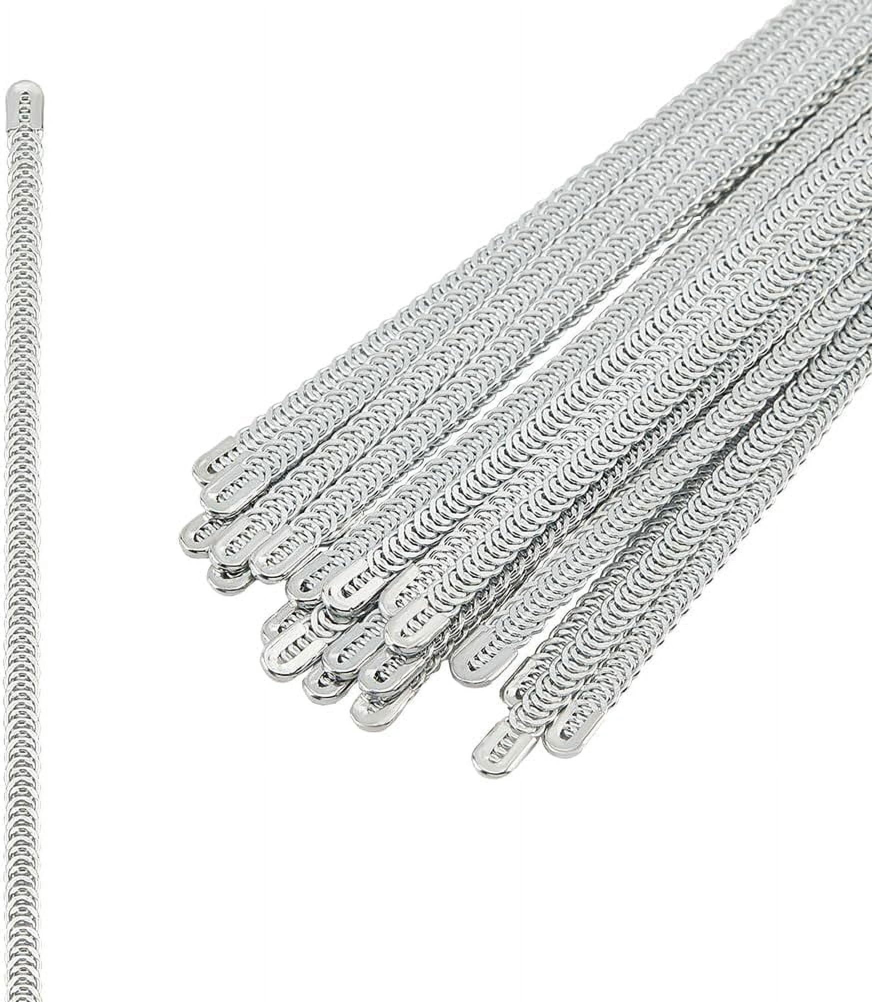 DIY 24Pcs 10inch Spiral Metal Corset Boning Steel Spiral Steel Boning ...