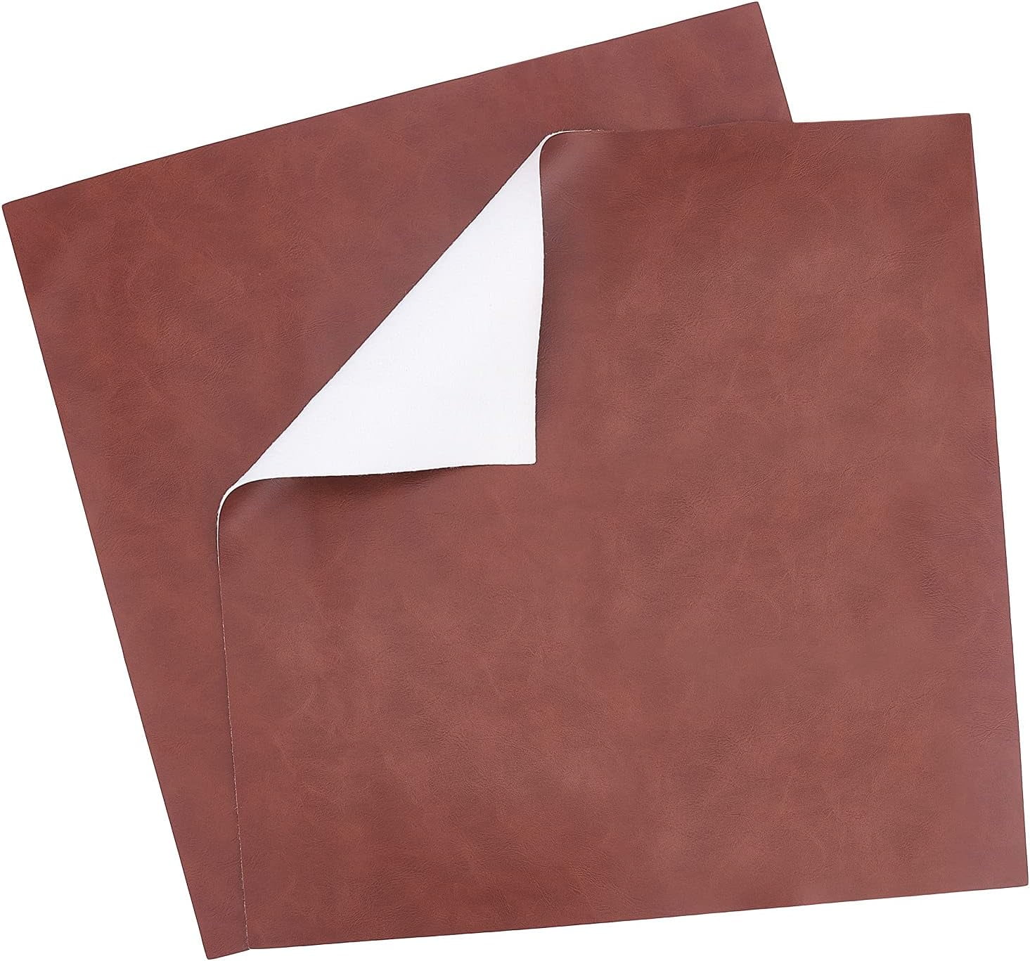DIY 2Pcs Leather Sheet 11.8" Square Crafting Leather Full Grain Buffalo ...