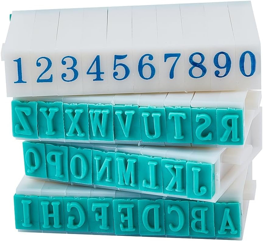 DIY 2Sets Plastic Detachable Letter A-Z Number 0-9 Digits Combination ...