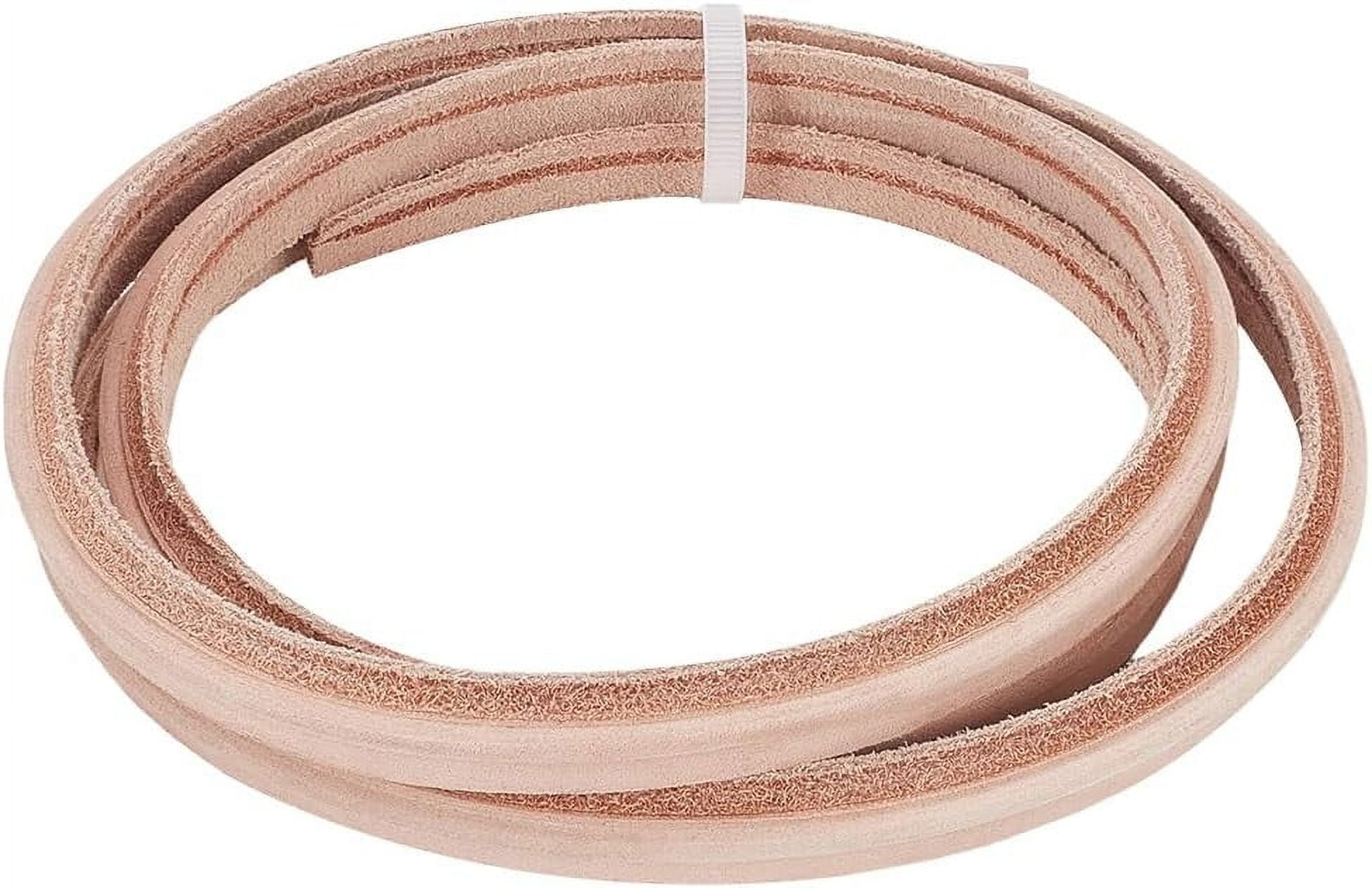 DIY 3.28 Ft Leather Shoe Welt Cord Rosy Brown Leather Welt Tooling ...