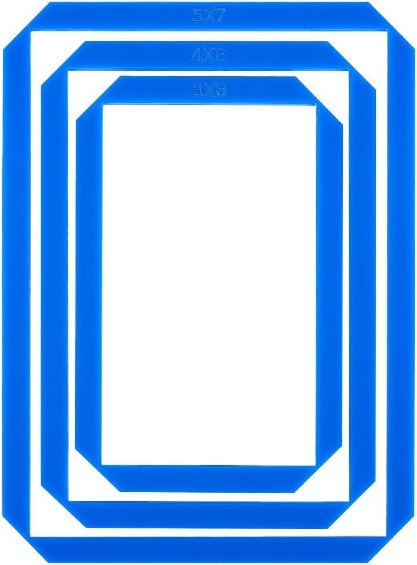 1 Set 3 Sizes Acrylic Sticky Notes Bookbinding Guide Template Mini ...