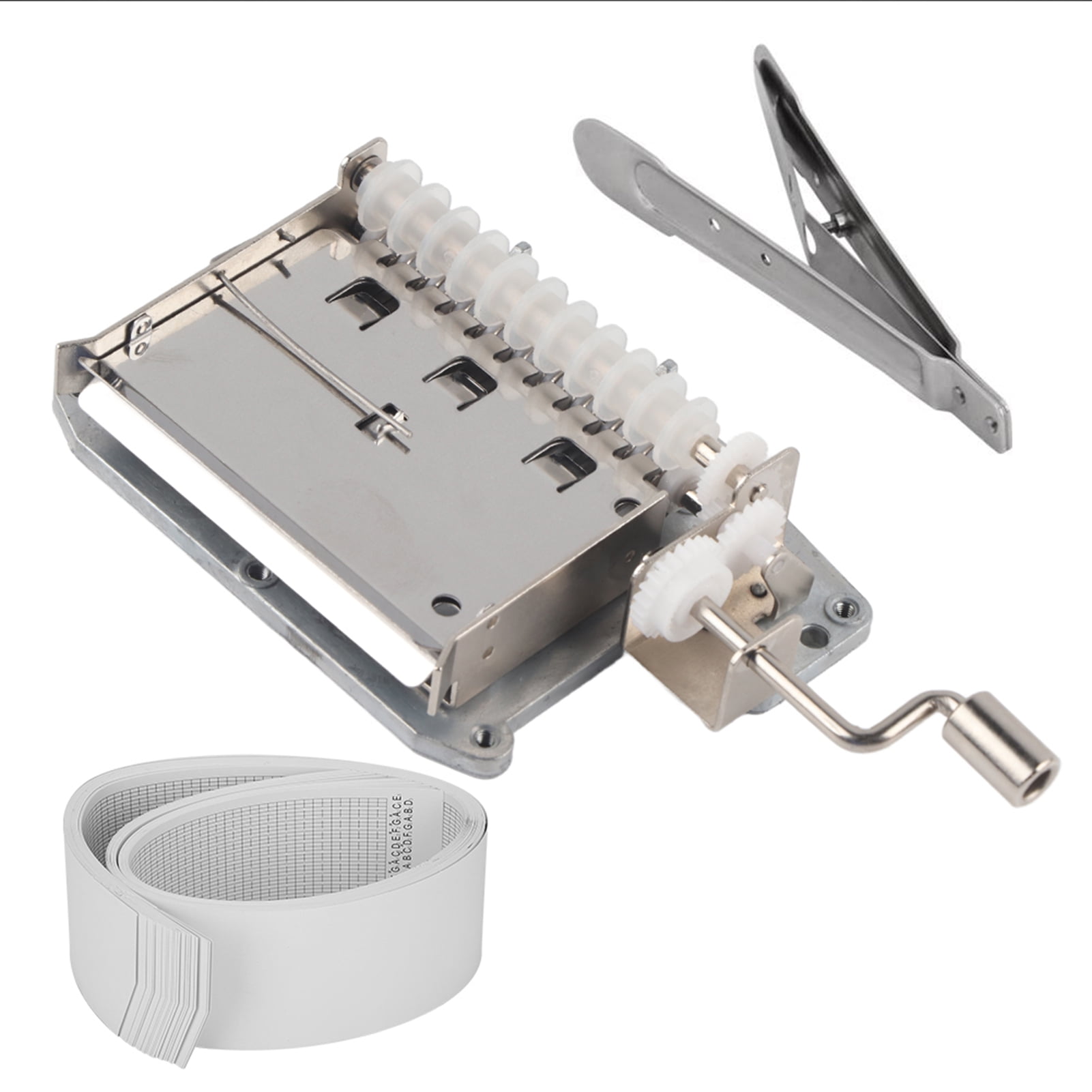 DIY 30 Note Tape Hand Crank Music Box Movement Hole Puncher 20 Papar ...