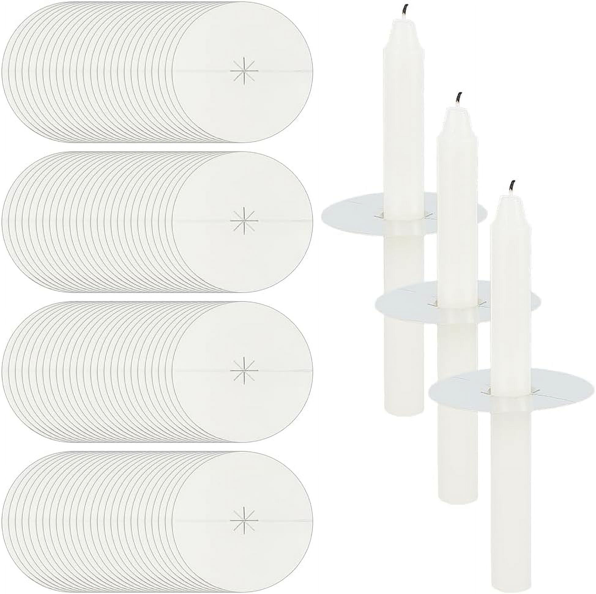 DIY 300pcs Candle Drip Protectors Paper 3inch Paper Candle Holder ...