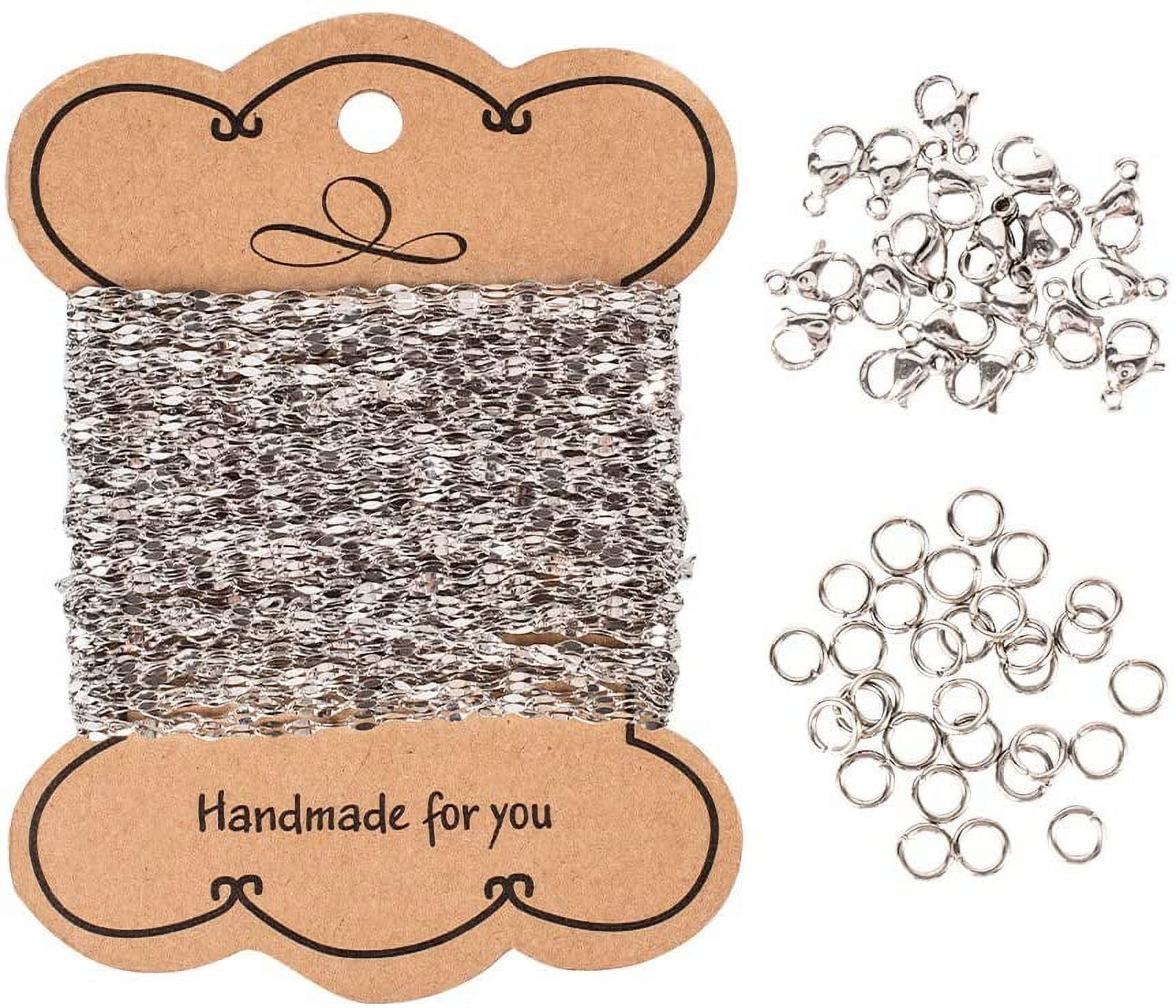 DIY 32 Feet 2mm 304 Stainless Steel Twisted Curb Link Cable Chains ...