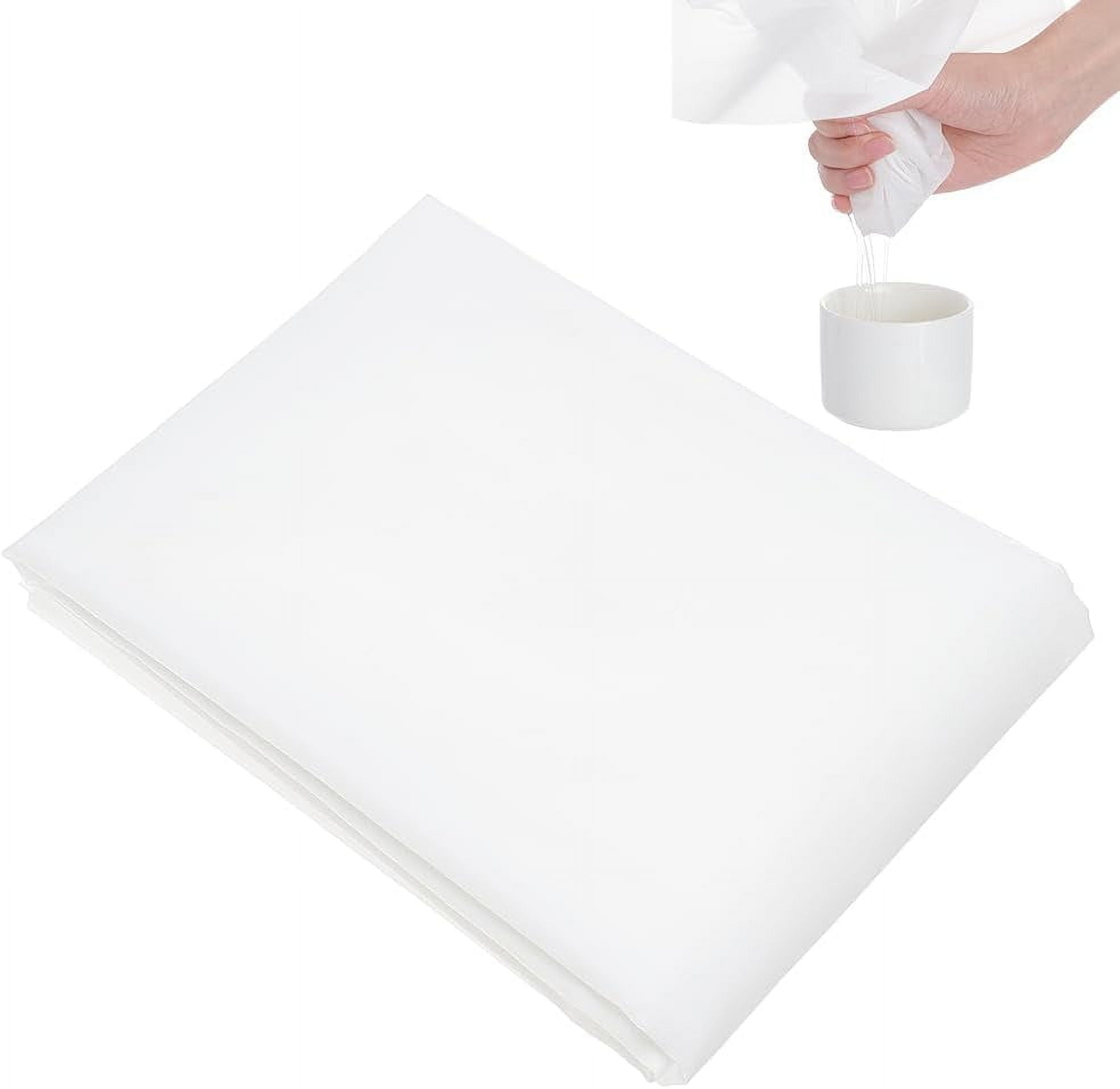 DIY 39x78 Inch Fine Filter Mesh Nylon Fabric 250 Mesh White Mesh Filter ...