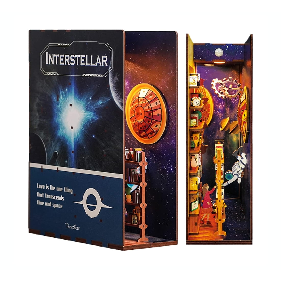DIY 3D Book Nook Kit Interstellar 247pcs - Walmart.com