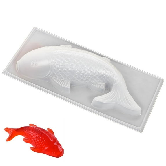 DIY 3D Fish Plastic Cake Chocolate Jelly Handmade Sugarcraft Mold DIY ...
