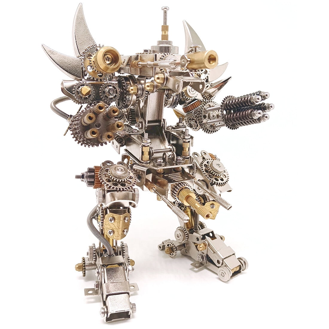 DIY 3D Metal Mecha Model Kit with Tools – Mechanical Stainless Steel ...