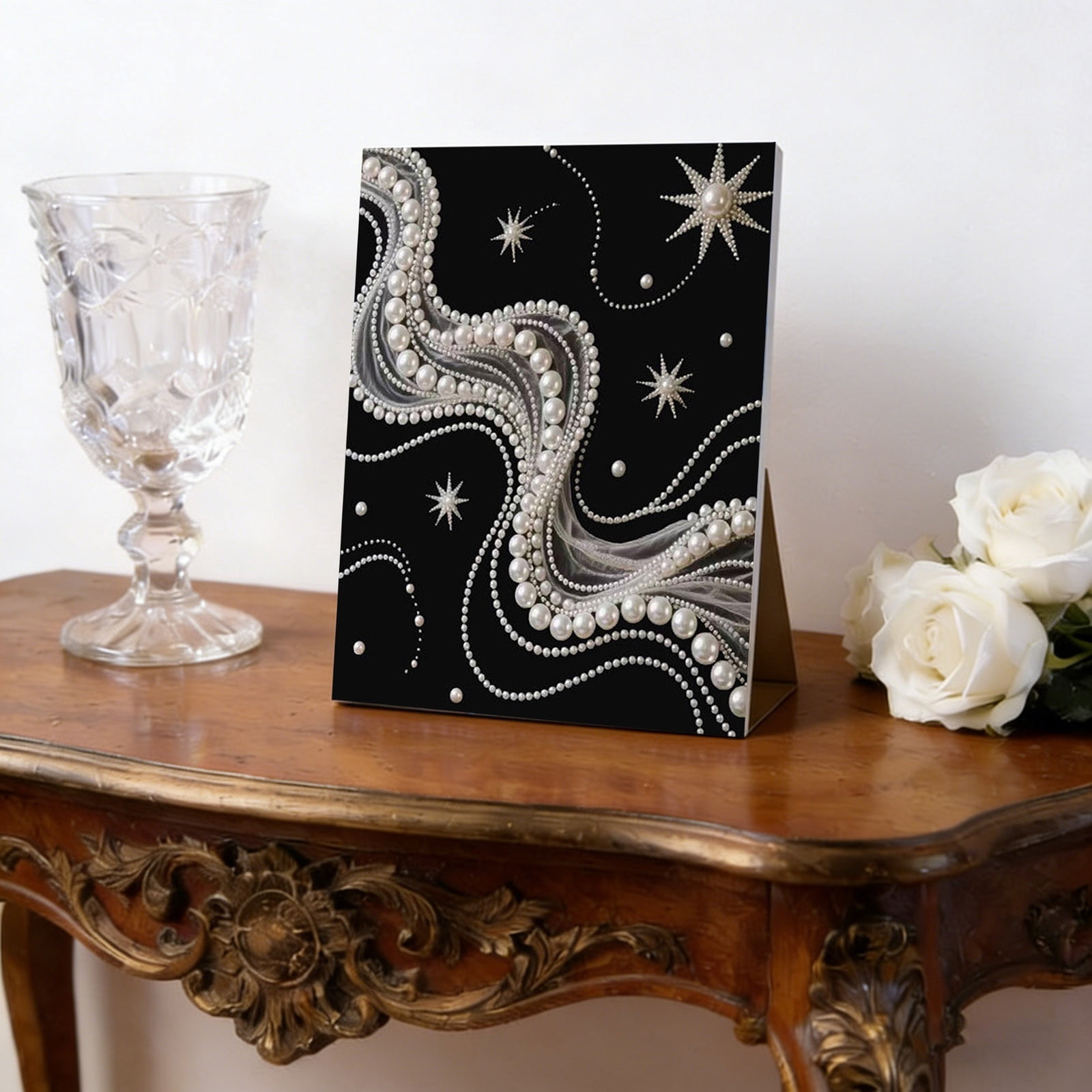 DIY 3D Pearl Painting Kit, Dreamy Themed Gemstone Art Set, All-Pearl ...